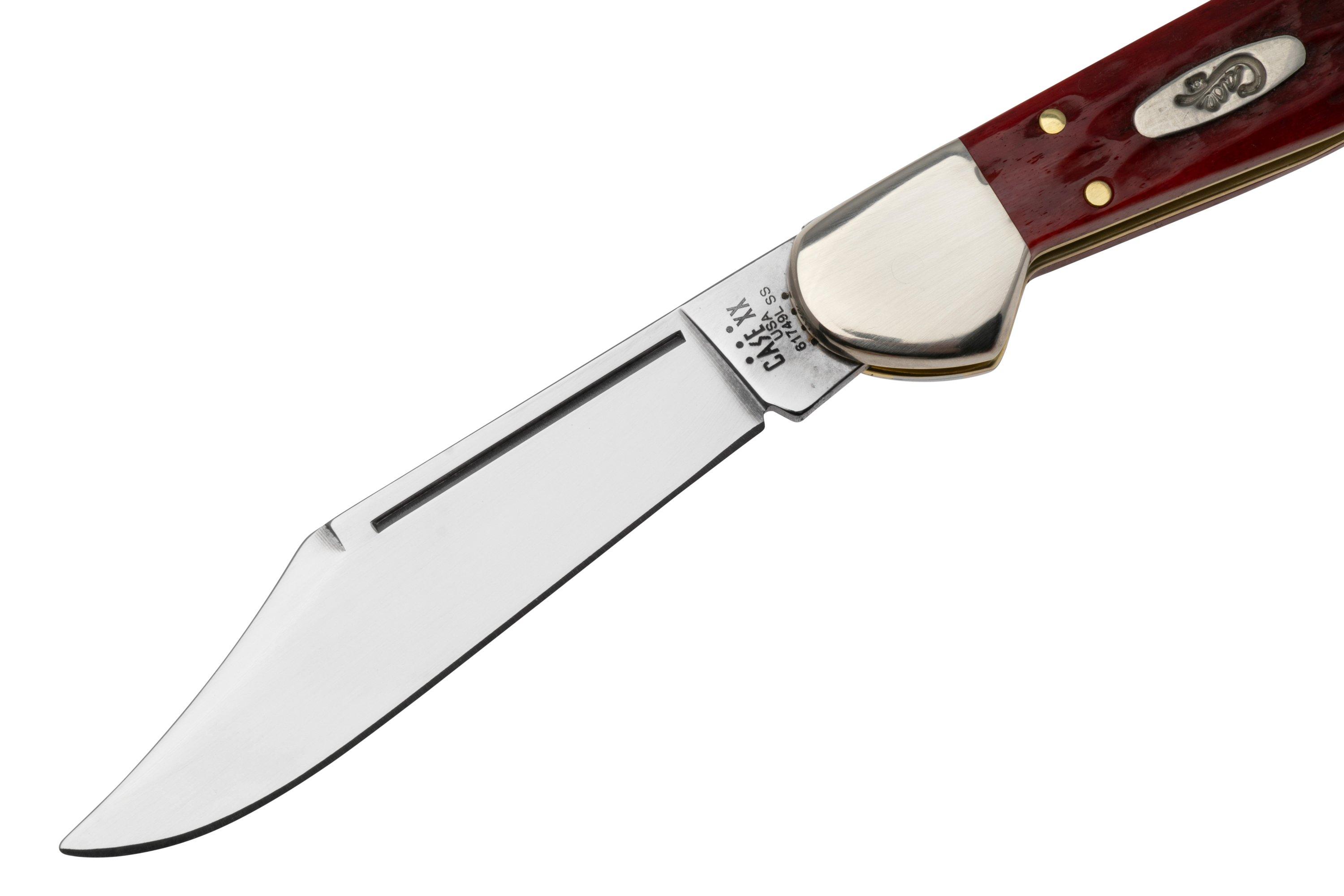 Case Mini Copperlock 10307 Pocket Worn Old Red Bone, Corn Cob Jig ...