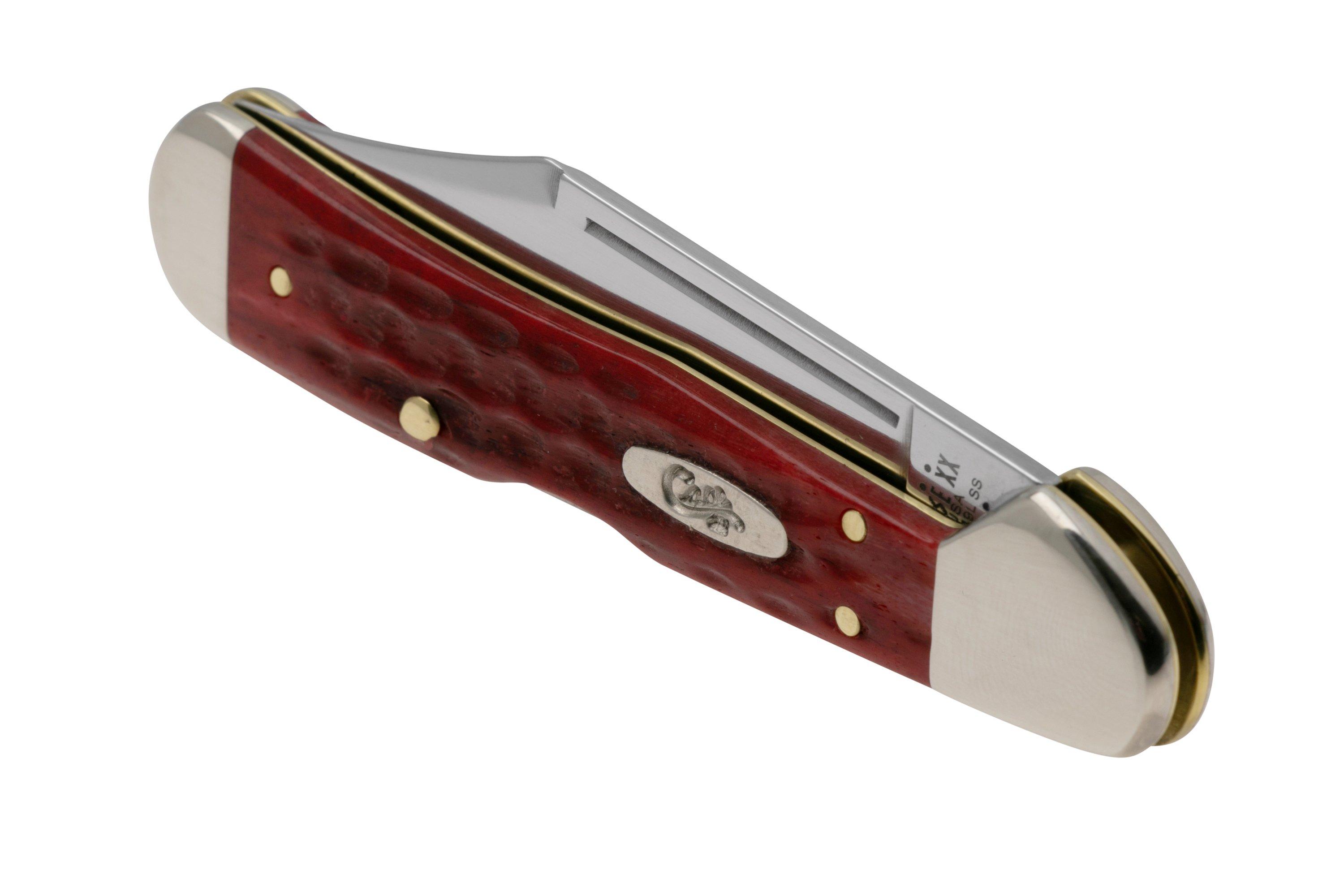 Case Mini Copperlock 10307 Pocket Worn Old Red Bone, Corn Cob Jig ...