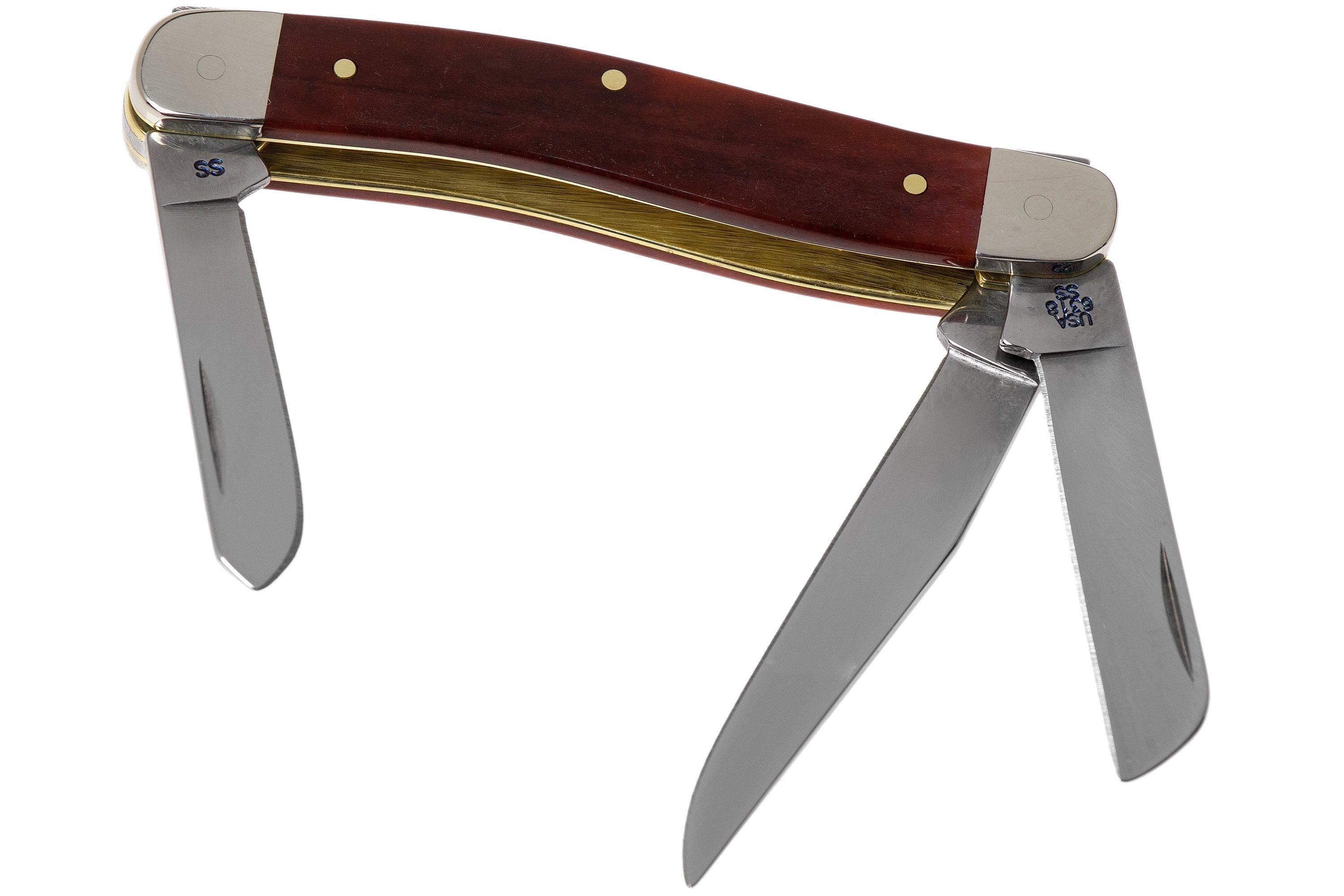 Case Stockman Chestnut Bone Smooth, Embellished Medium Trapper in Gift ...