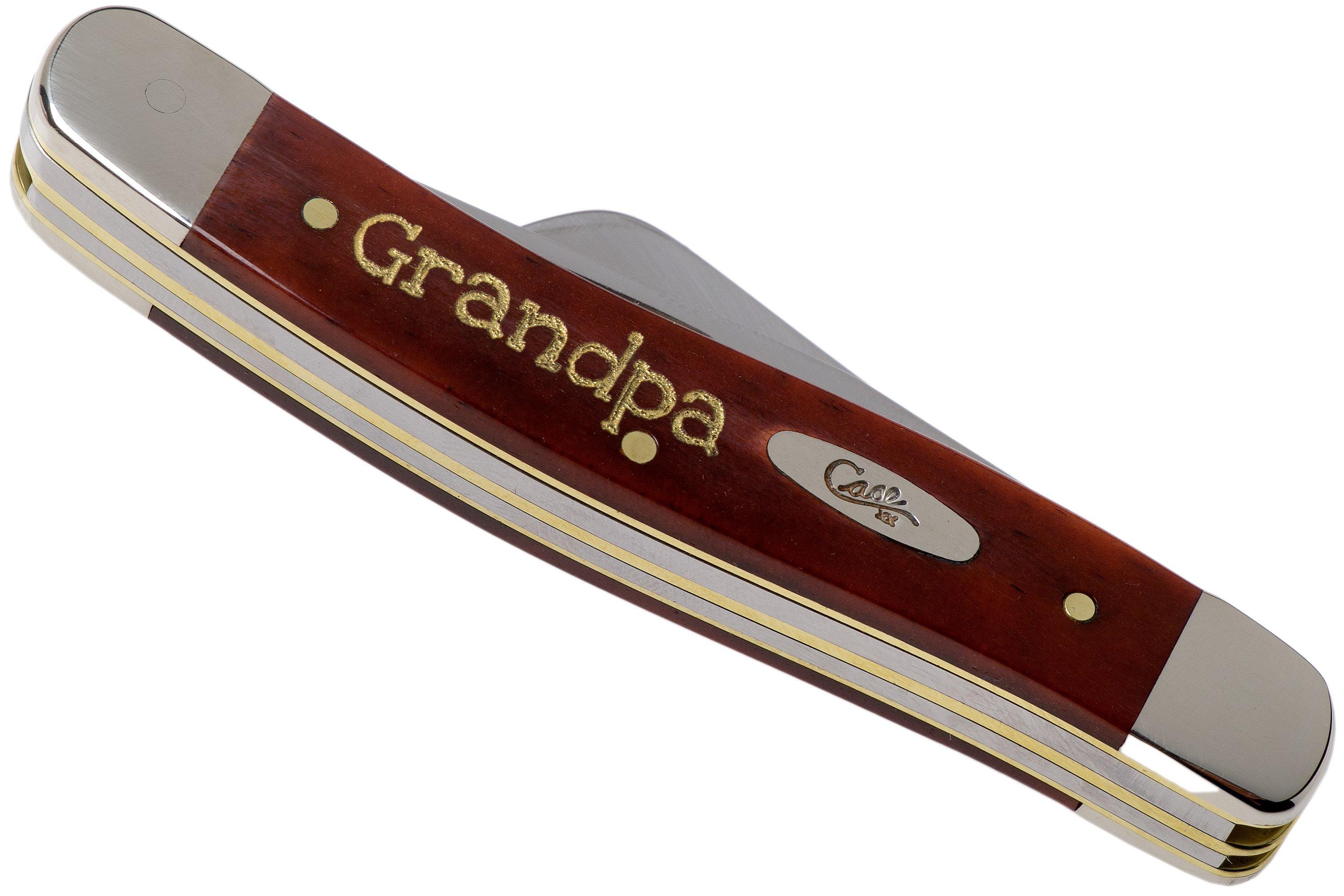 Case Stockman Chestnut Bone Smooth, Embellished Medium Trapper in Gift ...