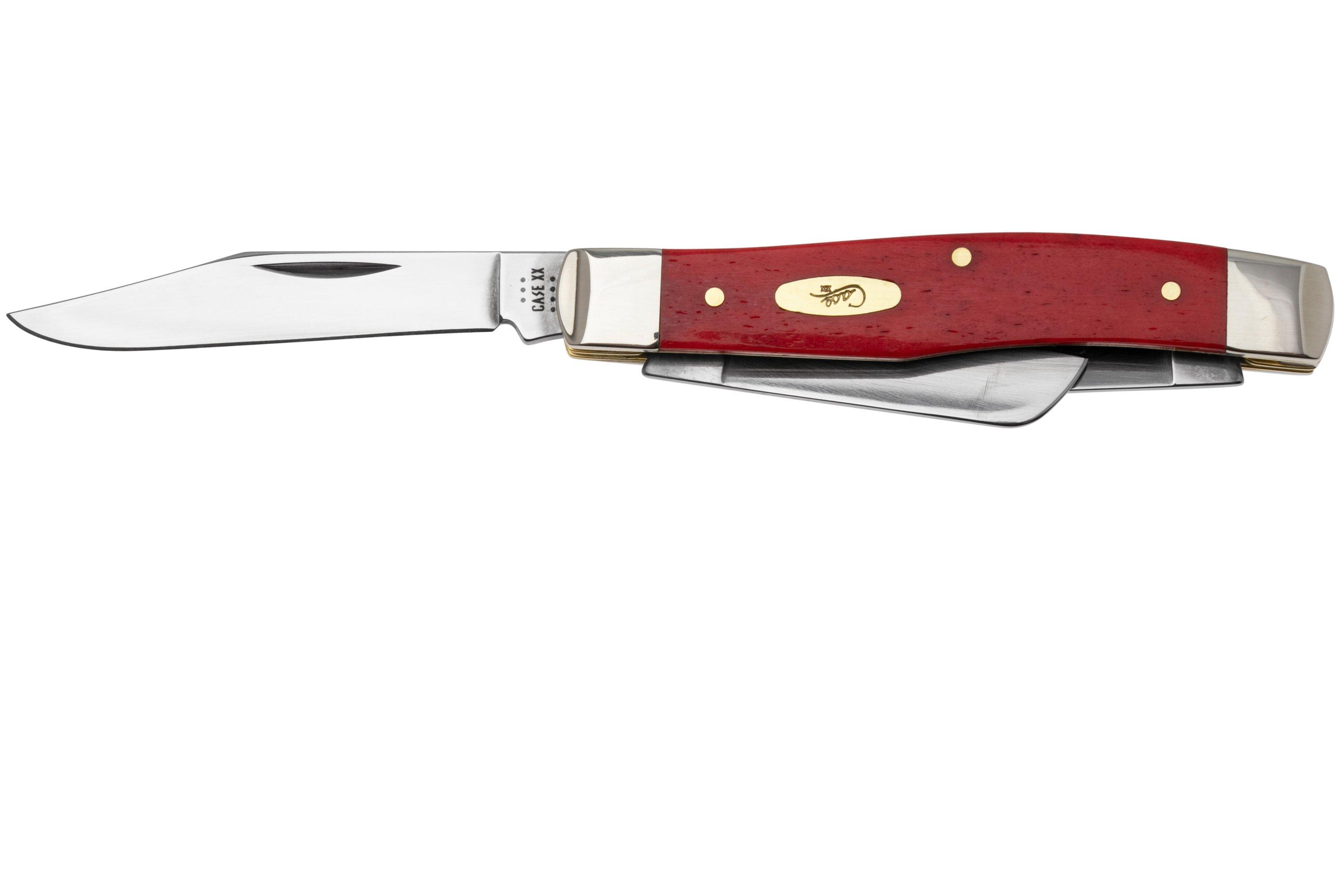 Case Medium Stockman 10762 Smooth Dark Red Bone, Pinched Bolsters 63032 ...