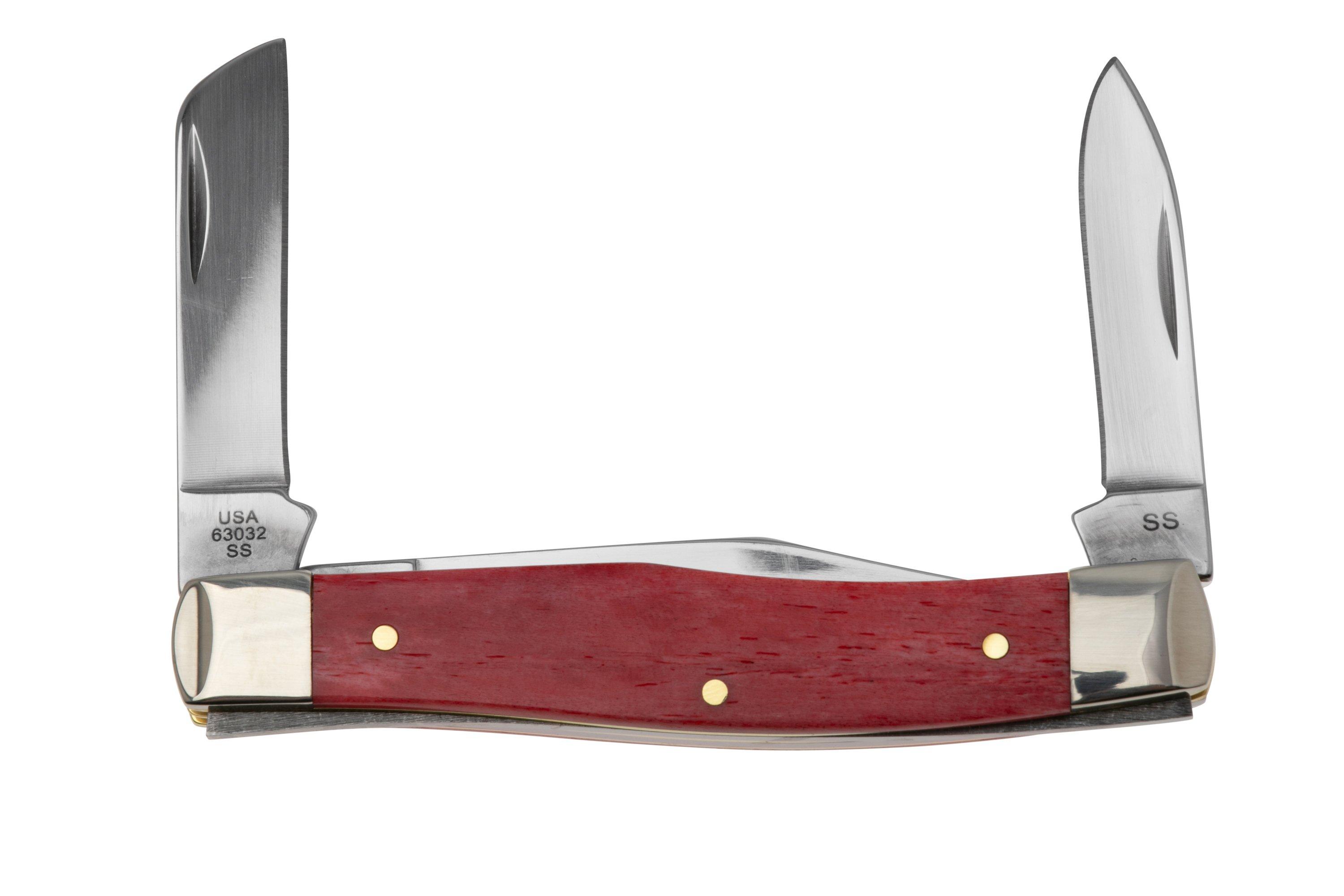 Case Medium Stockman 10762 Smooth Dark Red Bone, Pinched Bolsters 63032 ...