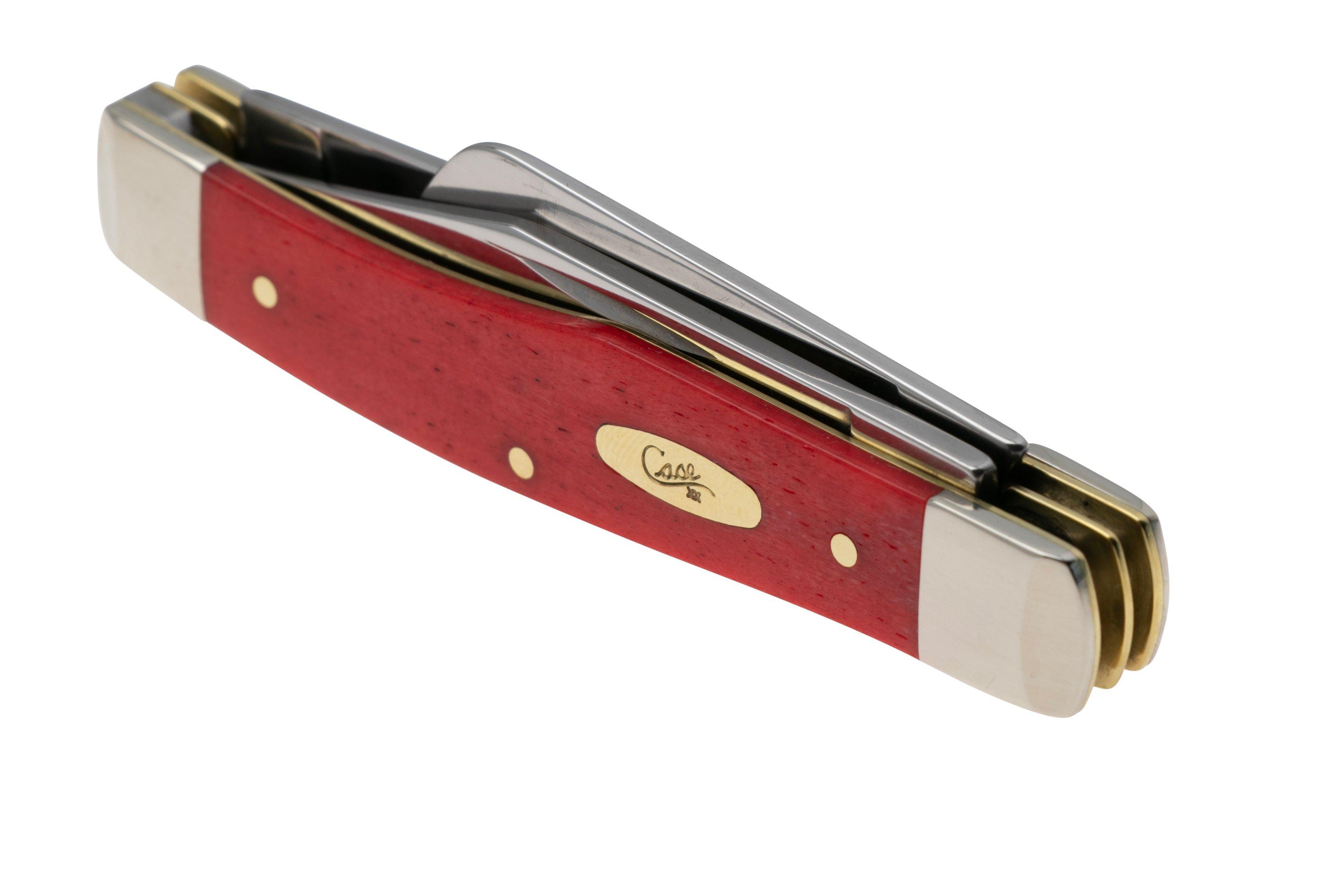 Case Medium Stockman 10762 Smooth Dark Red Bone, Pinched Bolsters 63032 ...