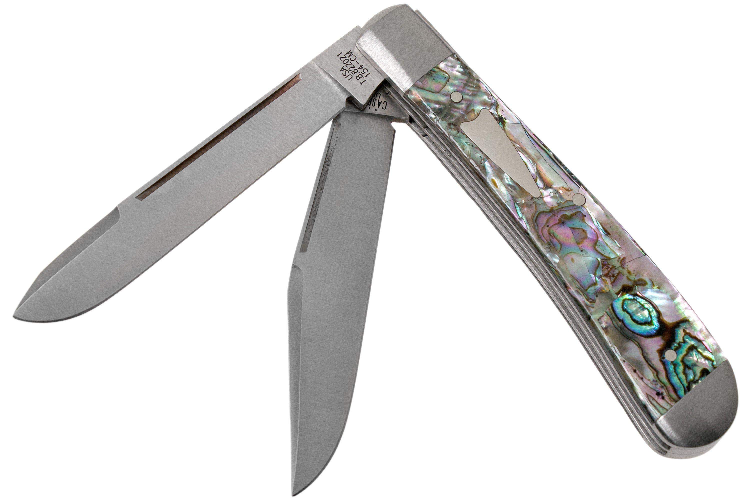 Case HT Trapper, Abalone, 154CM, Smooth, 10772, TB822021 pocket knife ...