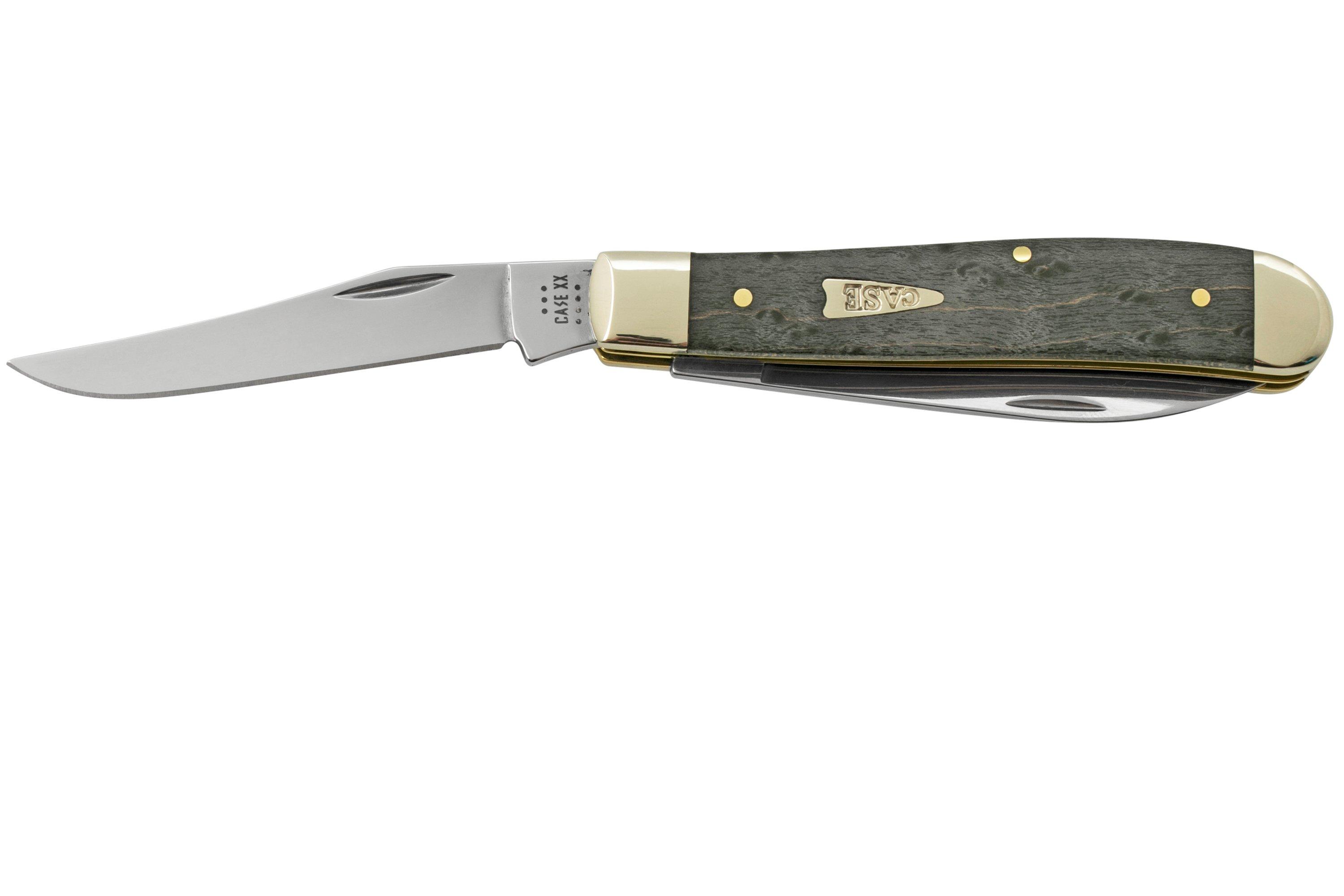 Case Smooth Mini Trapper 11011, Gray Birdseye Maple 7207W SS, pocket ...