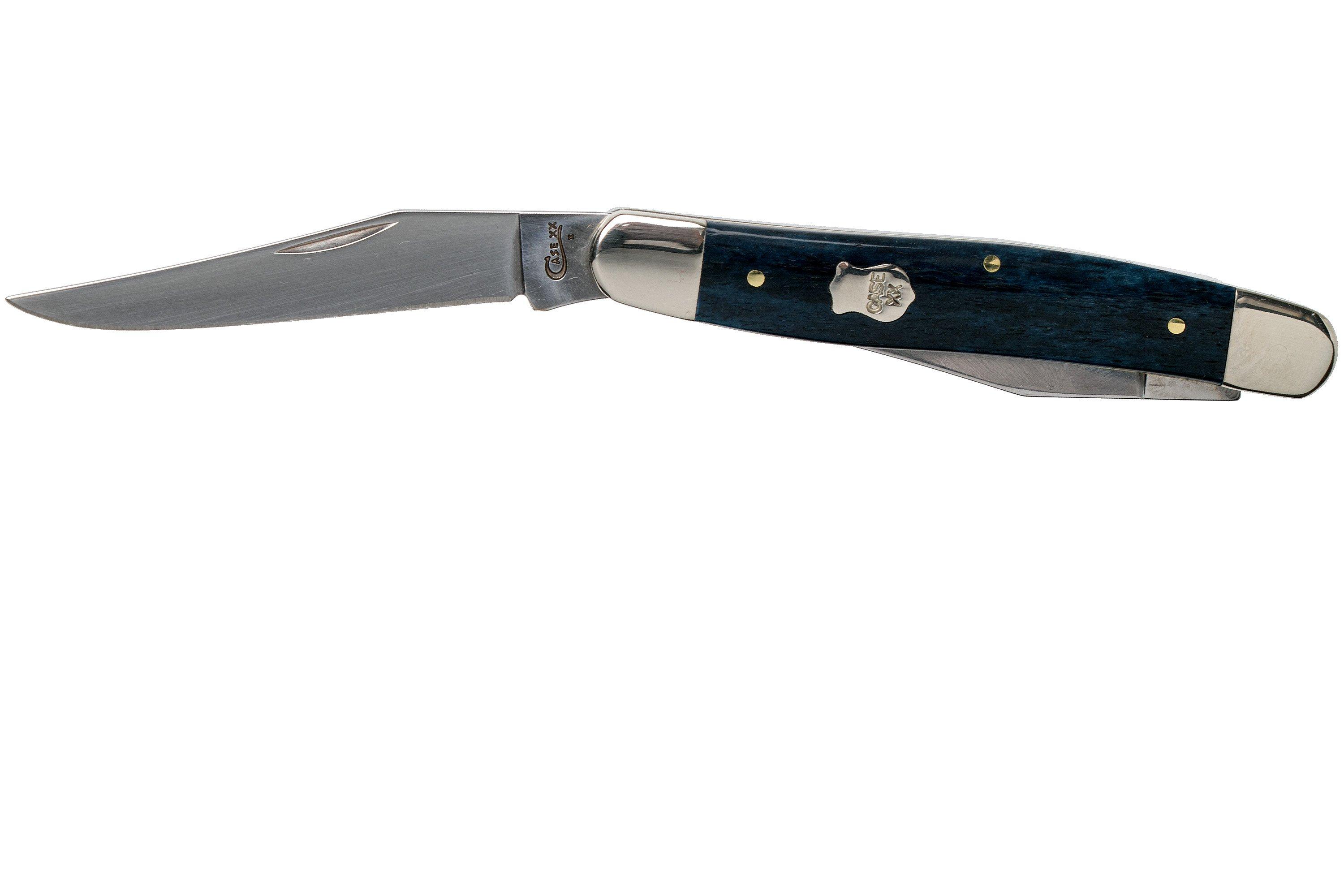Case Muskrat Mediterranean Blue Smooth Bone, 11197, MUSKRAT SS pocket ...