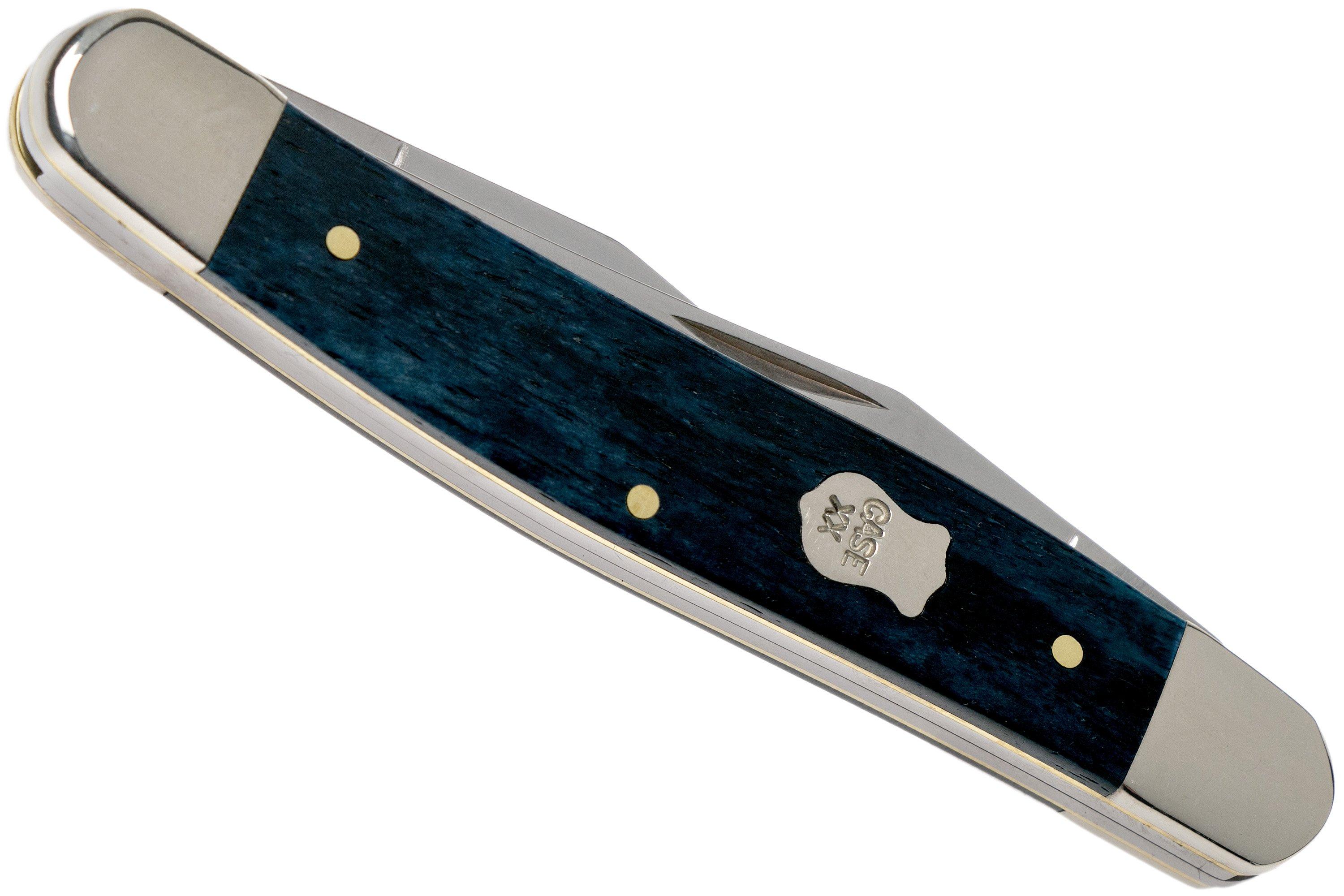 Case Muskrat Mediterranean Blue Smooth Bone, 11197, MUSKRAT SS pocket ...