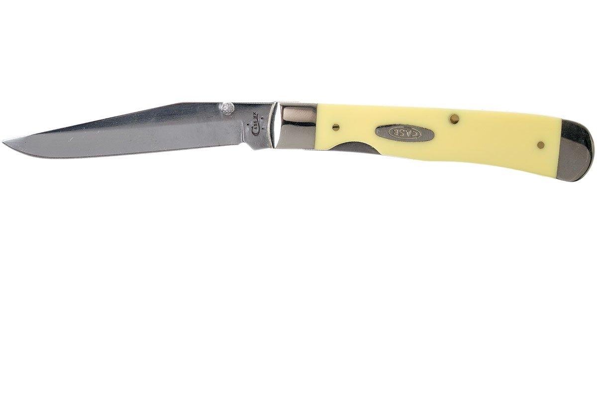 Case Trapperlock Yellow Synthetic, 00111, 3154L CV pocket knife ...