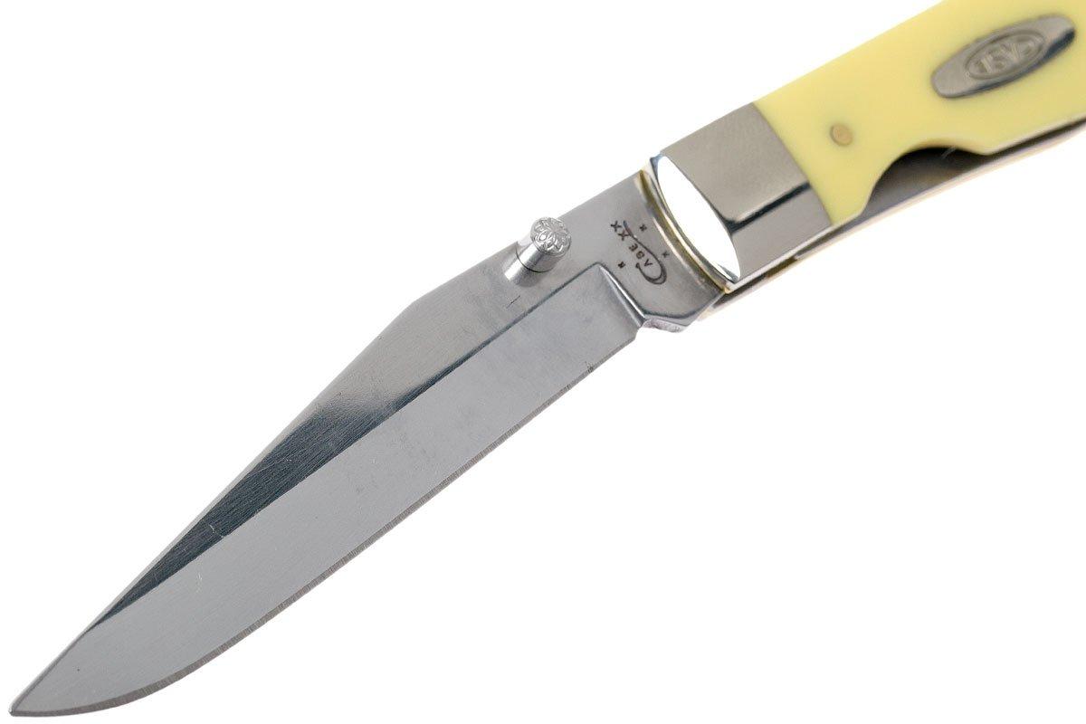 Case Trapperlock Yellow Synthetic, 00111, 3154L CV pocket knife ...