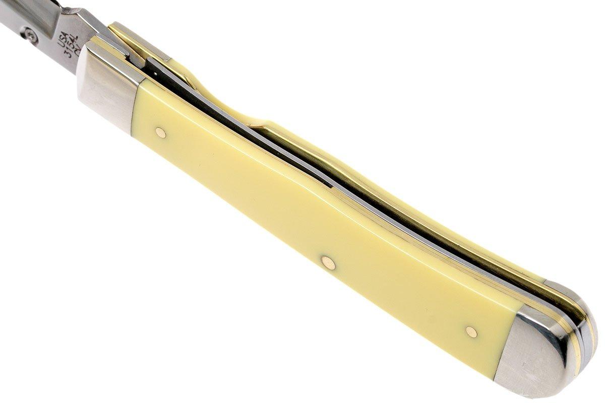 Case Trapperlock Yellow Synthetic, 00111, 3154L CV pocket knife ...