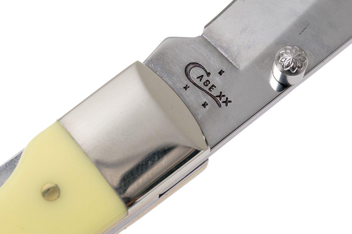 Case Trapperlock Yellow Synthetic, 00111, 3154L CV pocket knife ...