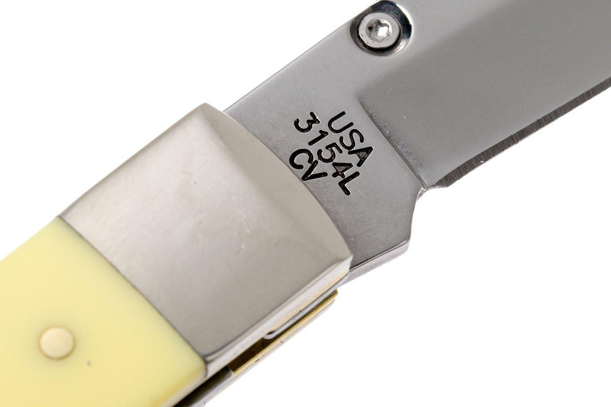 Case Trapperlock Yellow Synthetic, 00111, 3154L CV pocket knife ...