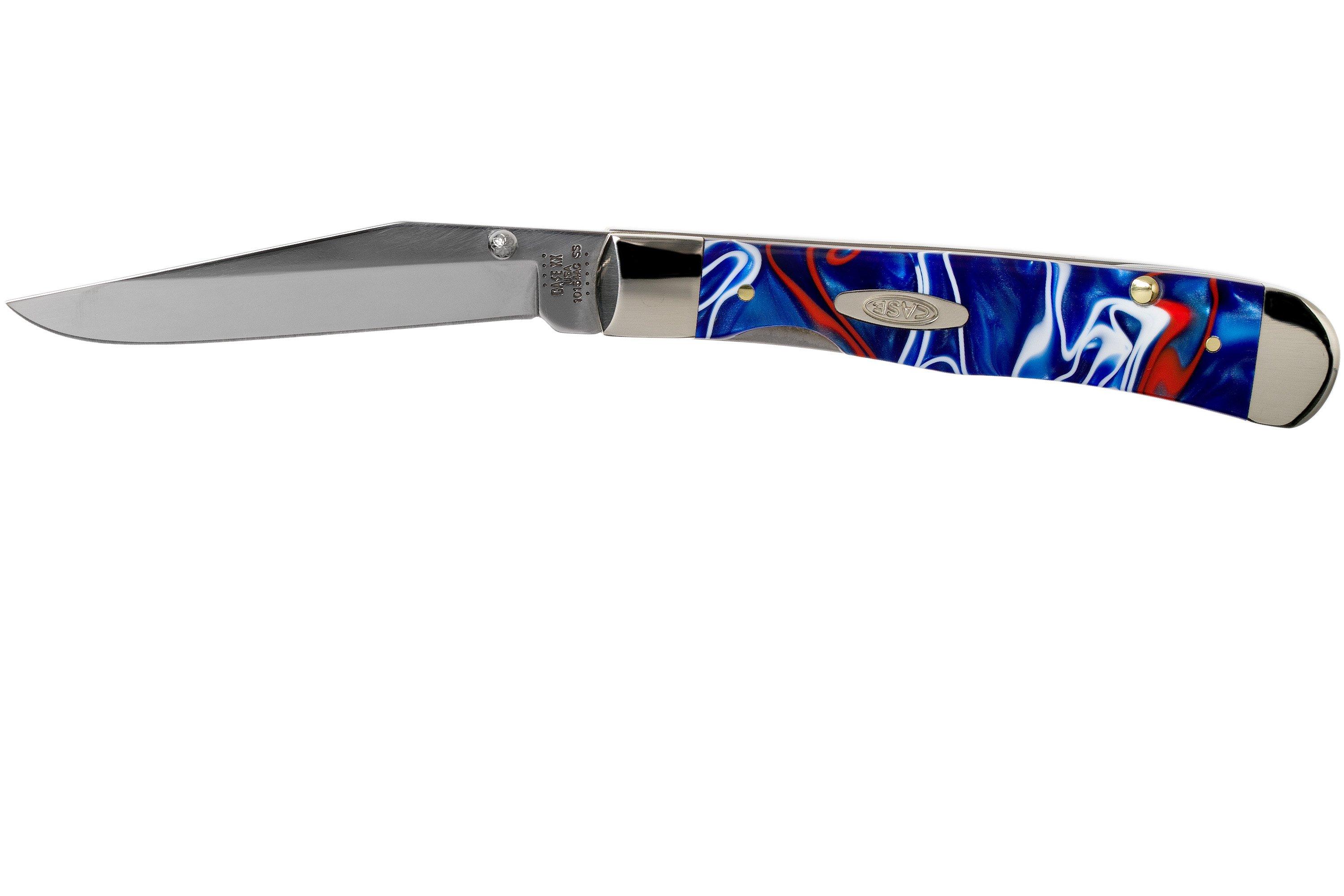 Case Knives TrapperLock Patriotic Kirinite, 11218, 10154AC SS pocket ...