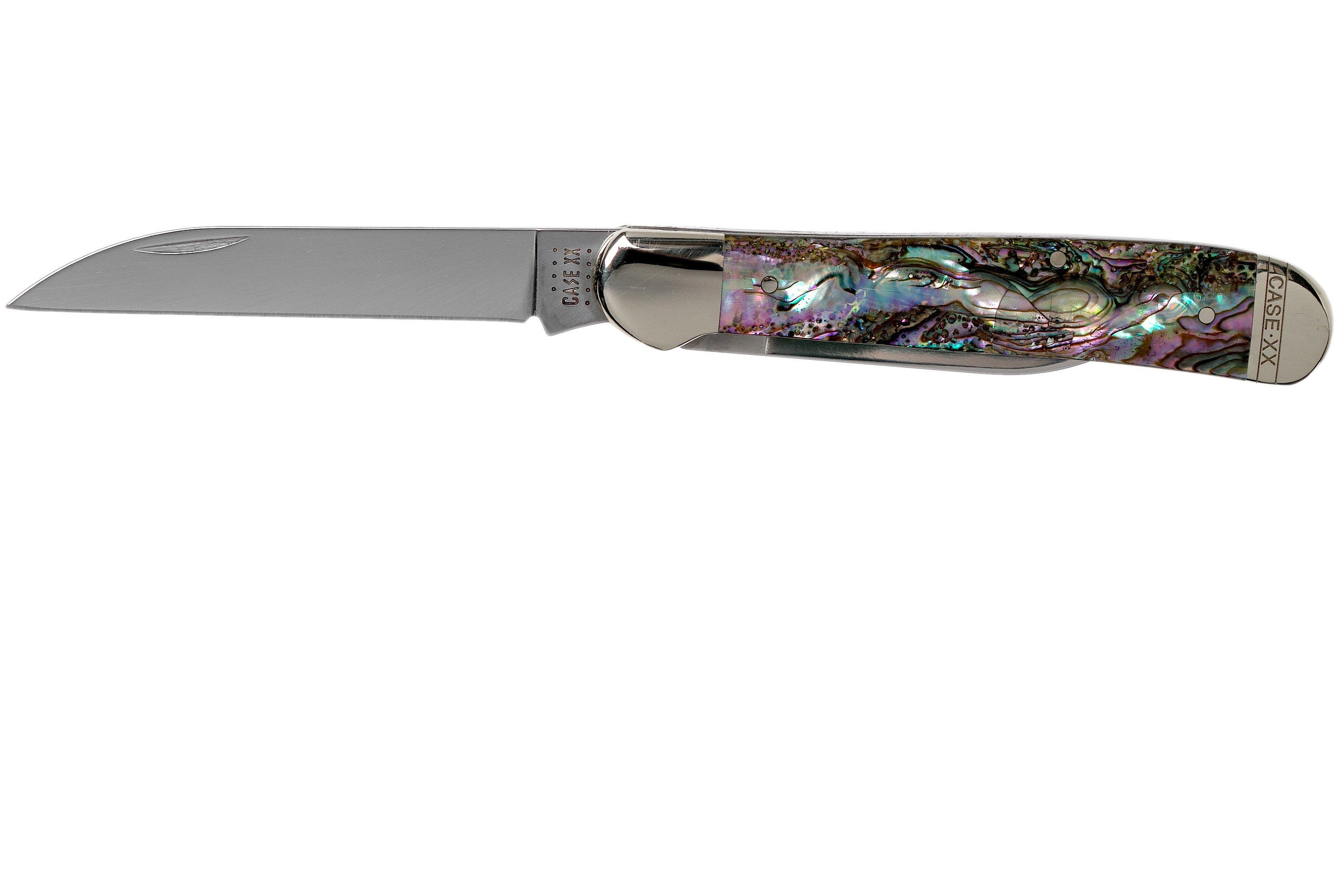 Case Copperhead Abalone, 12023, 8249W SS pocket knife, gift box ...