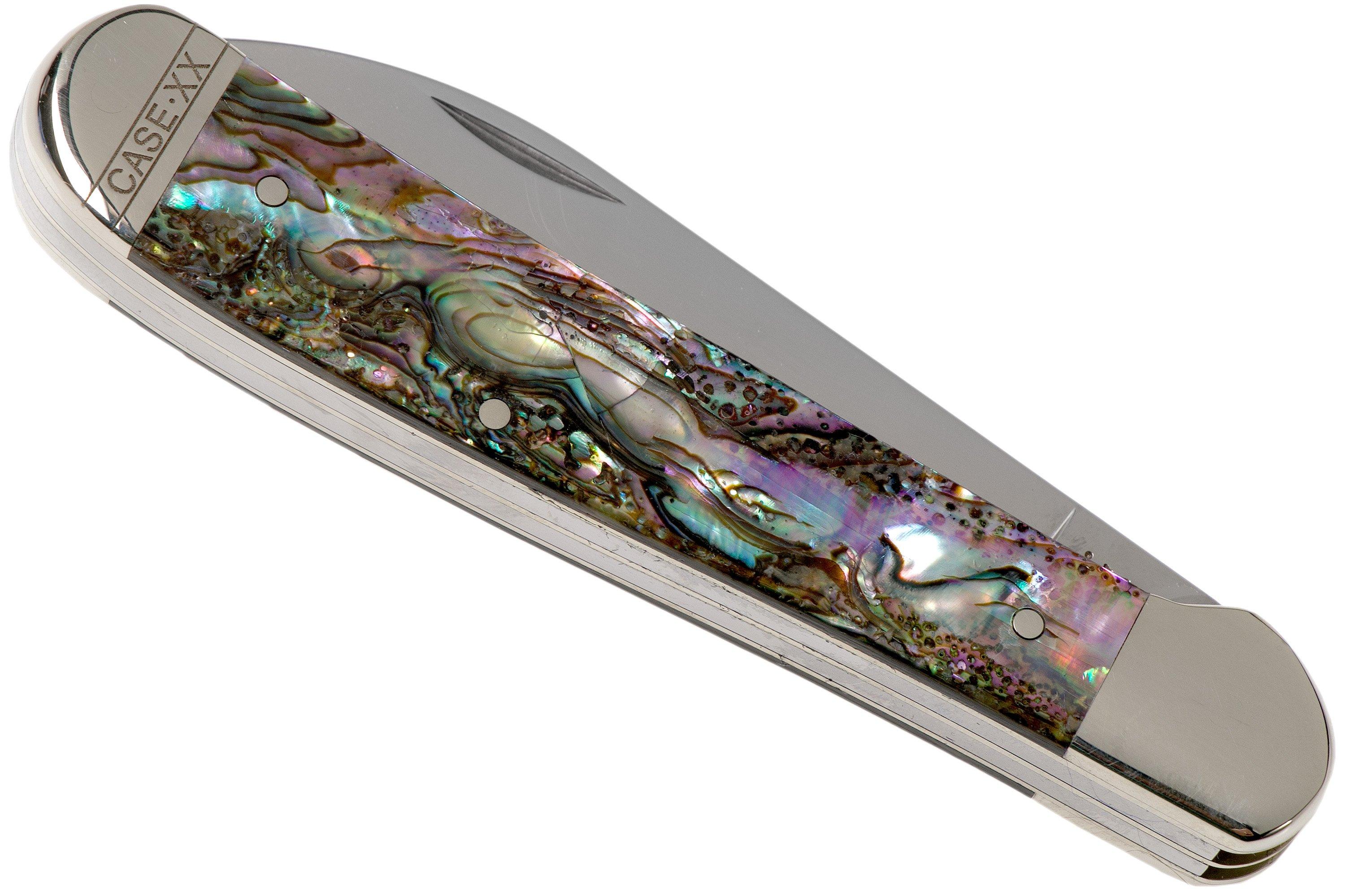Case Copperhead Abalone, 12023, 8249W SS pocket knife, gift box ...