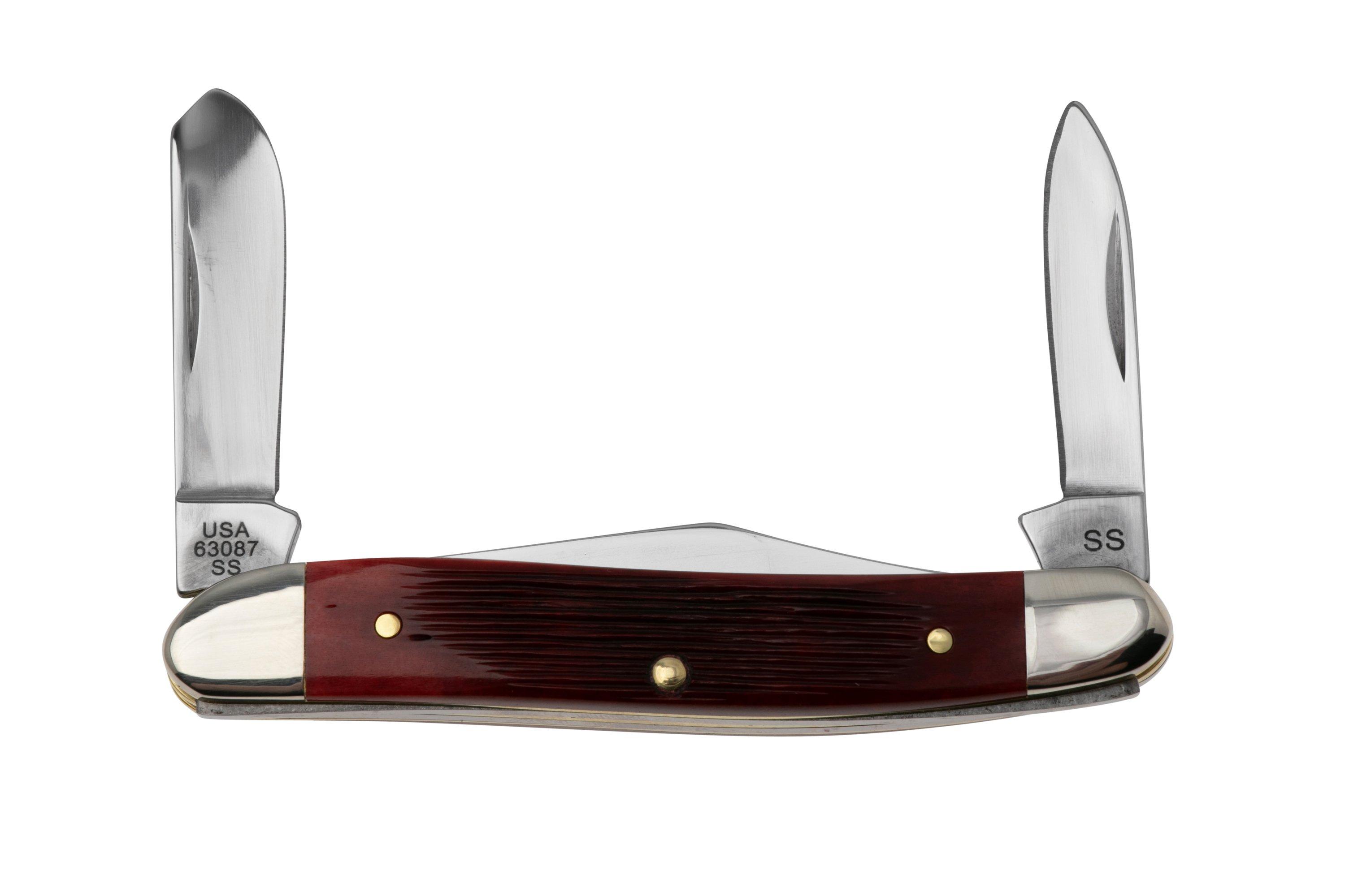 Case Medium Stockman 12210 Old Red Bone Barnboard Jig, Taschenmesser ...