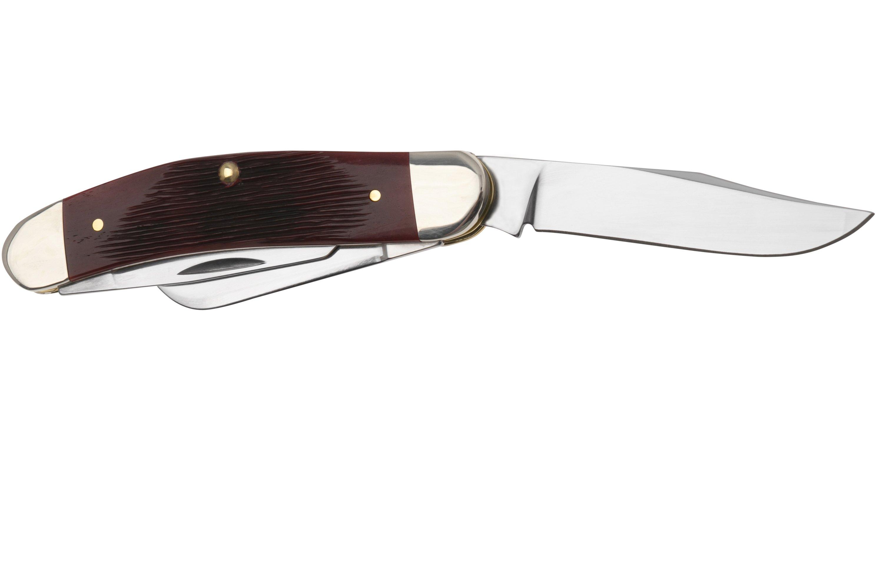 Case Sowbelly 12212 Old Red Bone Barnboard Jig, pocket knife, Limited ...