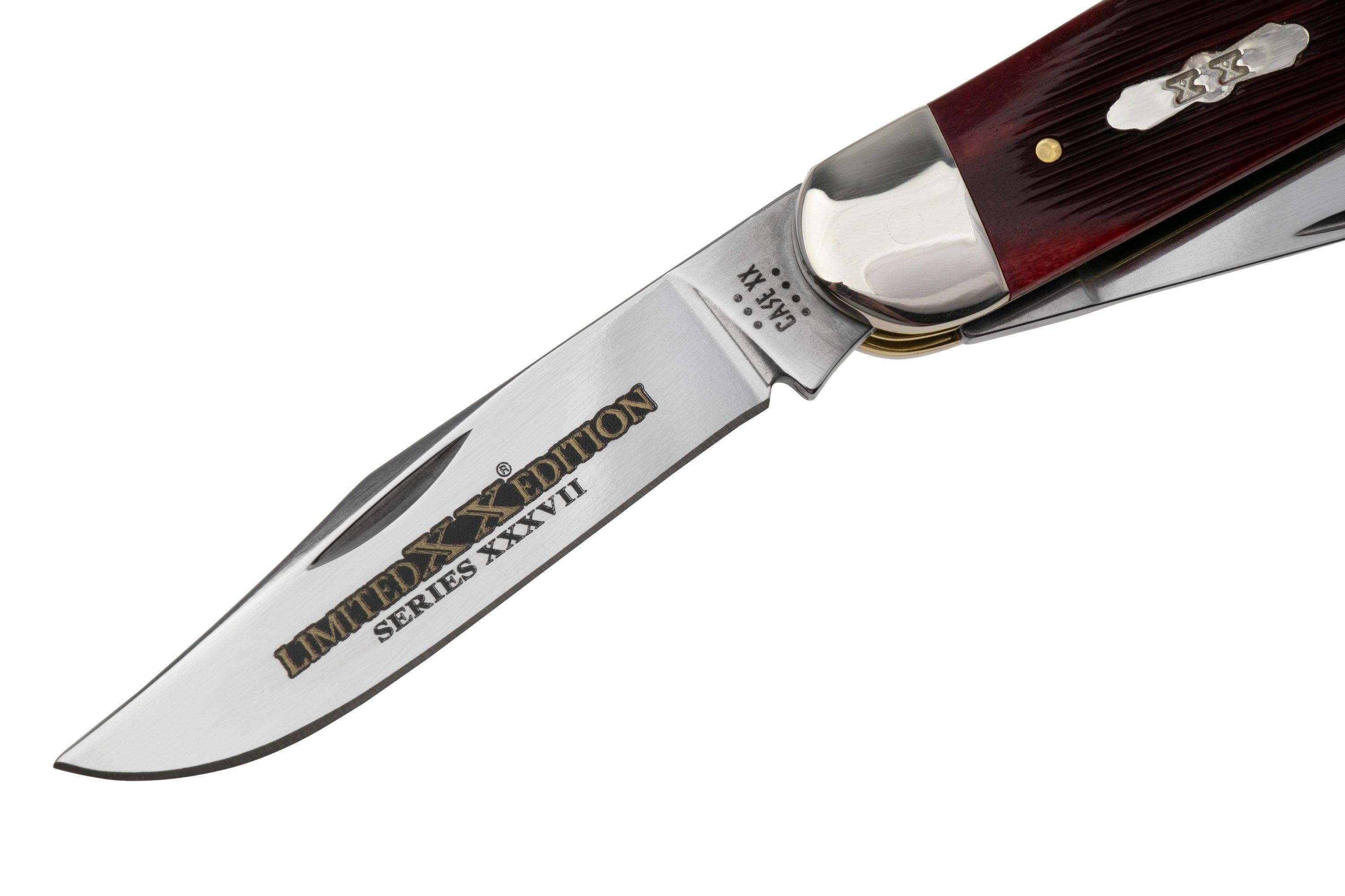 Case Sowbelly 12212 Old Red Bone Barnboard Jig, zakmes, Limited XX ...