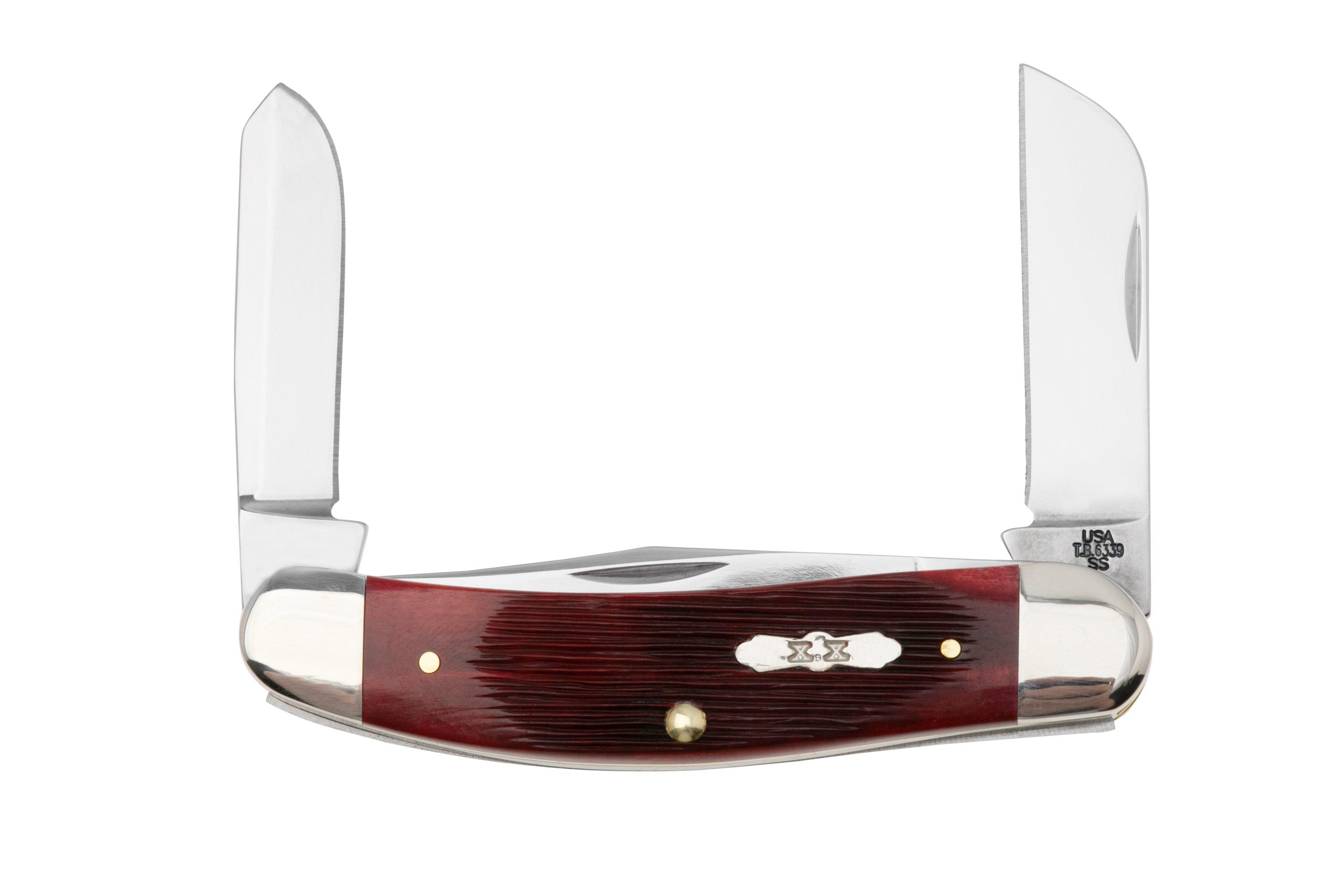 Case Sowbelly 12212 Old Red Bone Barnboard Jig, pocket knife, Limited ...