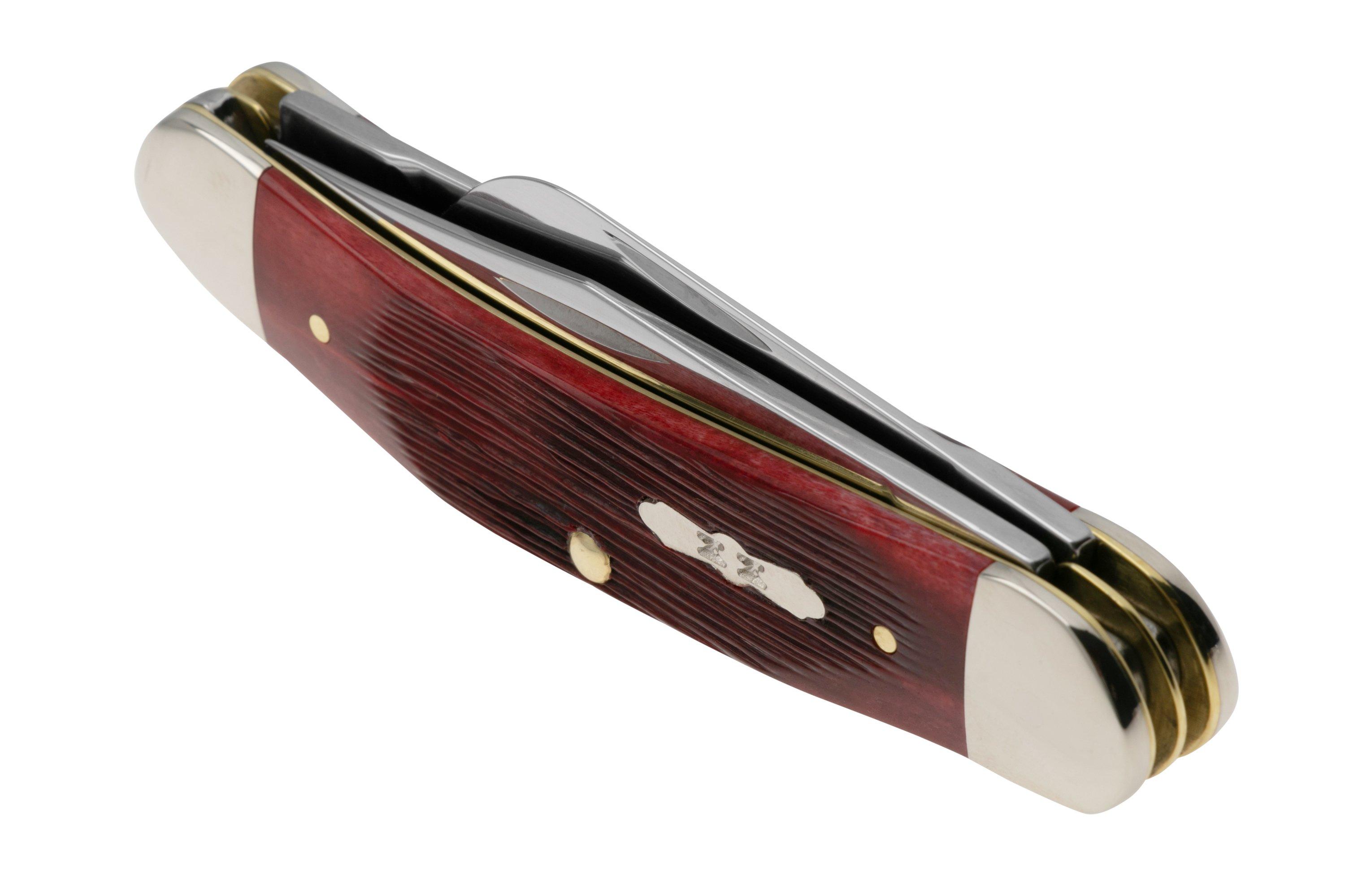 Case Sowbelly 12212 Old Red Bone Barnboard Jig, pocket knife, Limited ...