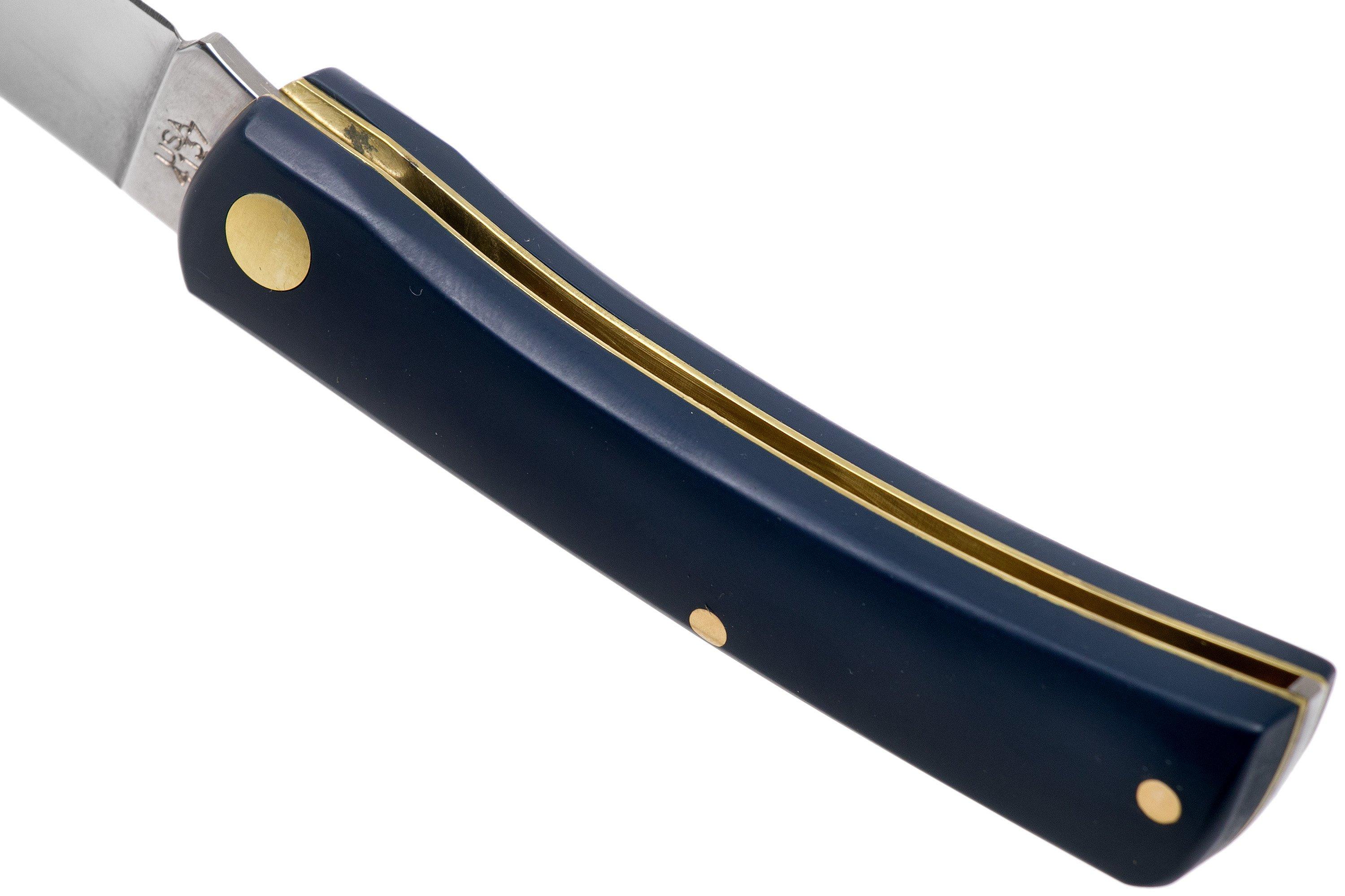 Case Sod Buster Jr. Navy Blue Synthetic, 13019, 4137 SS pocket knife ...