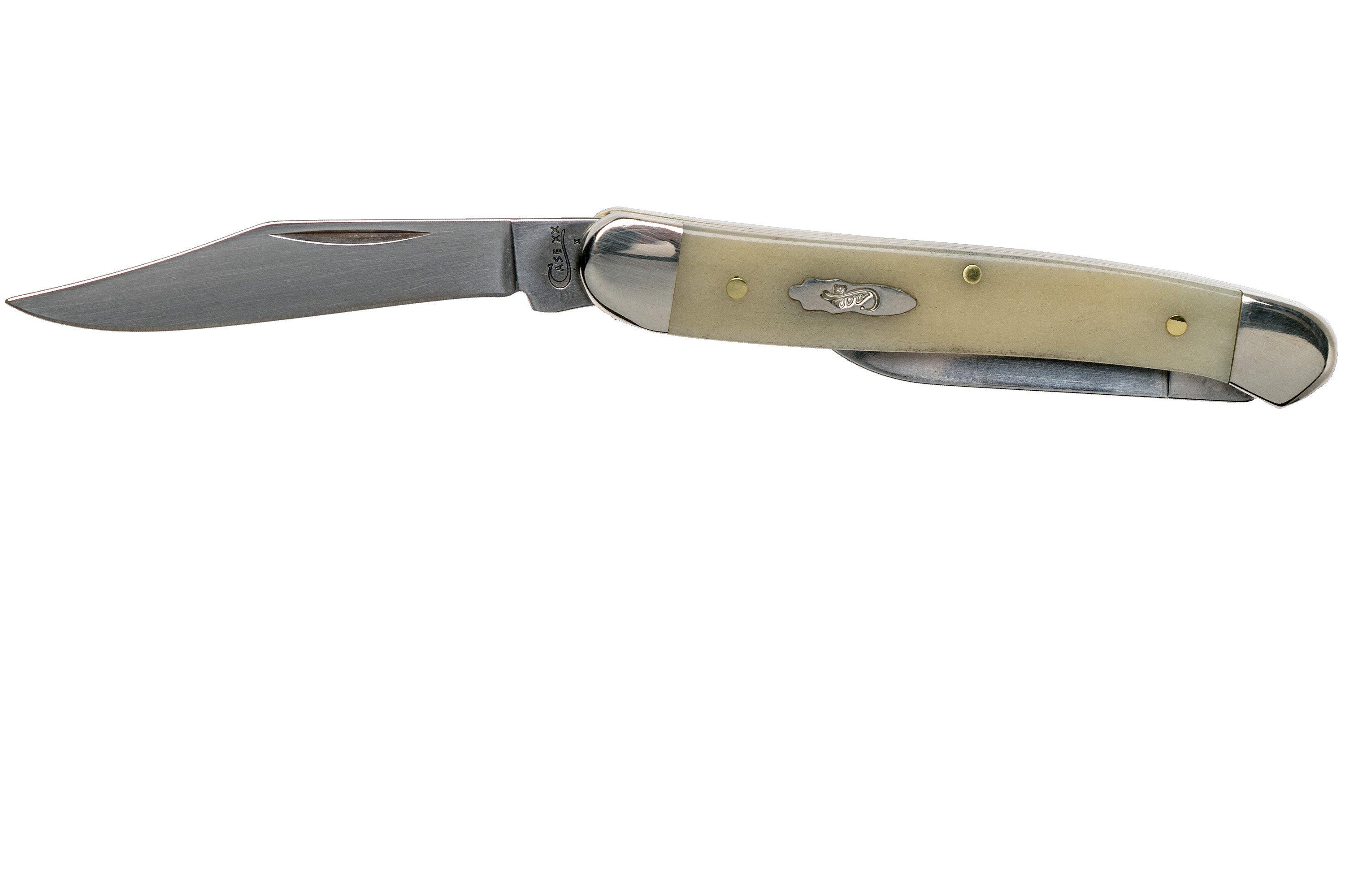 Case Mini Copperhead Smooth Natural Bone, 13053, 62109X SS pocket knife ...