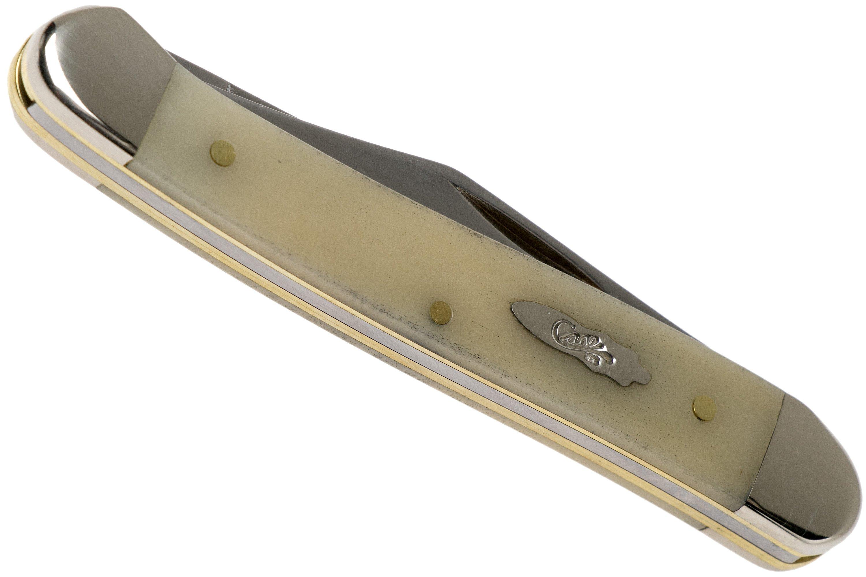 Case Mini Copperhead Smooth Natural Bone, 13053, 62109X SS pocket knife ...