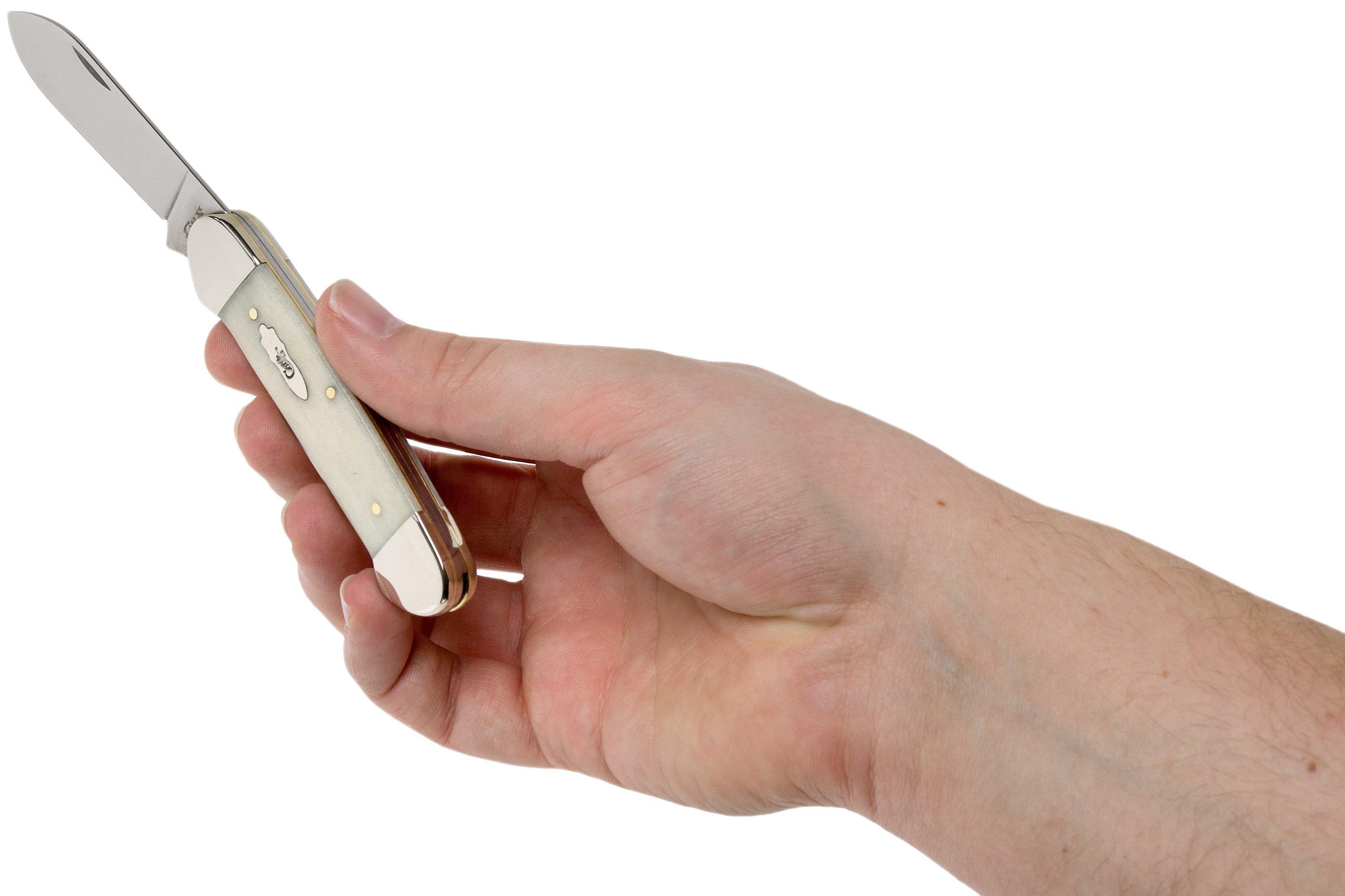 Case Mini Trapper Smooth Natural Bone, 13056, 6207W SS zakmes ...