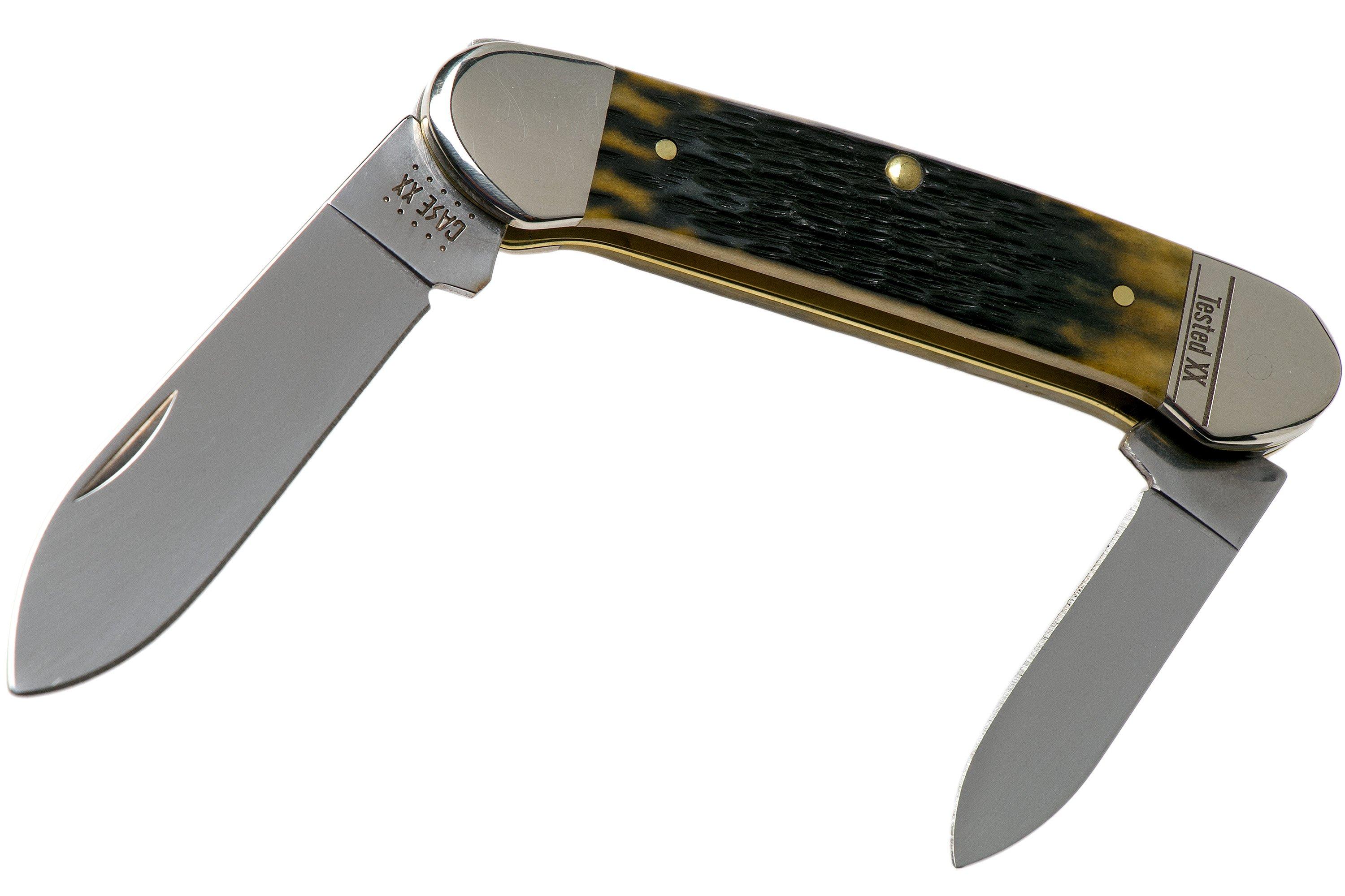 Case Canoe Olive Green Bone, Russell Jig, 13286, 62131 SS navaja ...