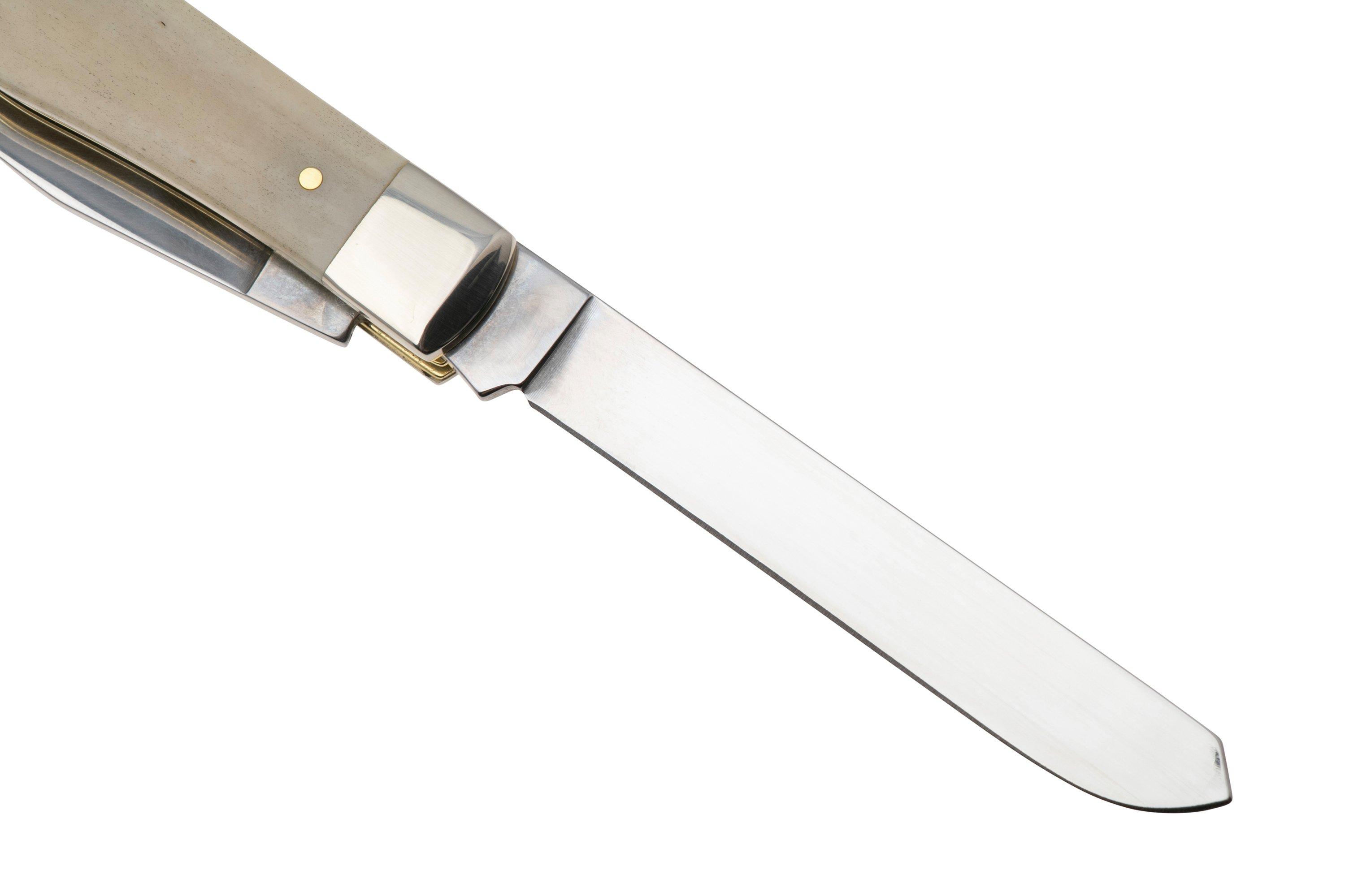 Case Trapper 13310 Smooth Natural Bone 6254 SS, coltello da tasca ...