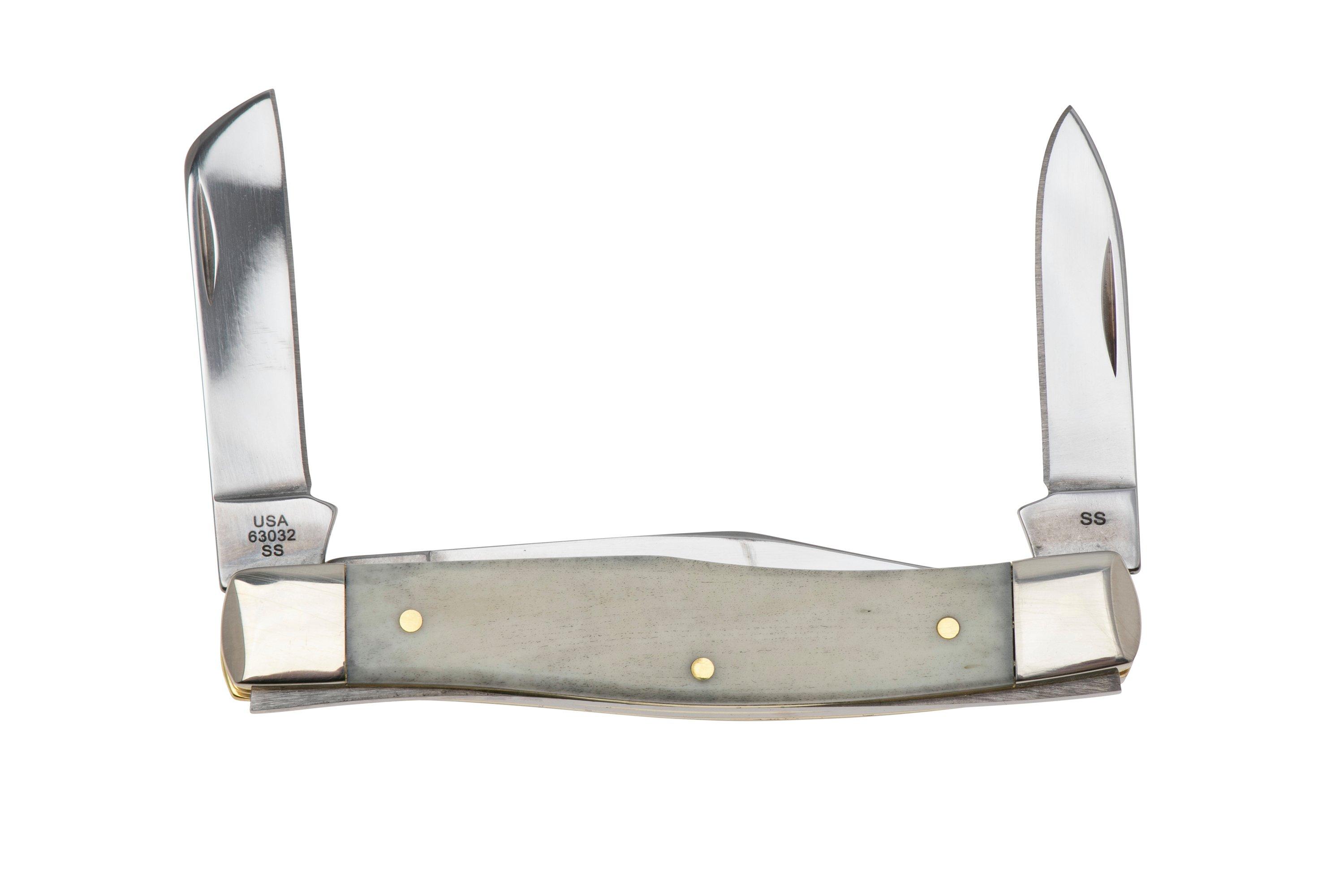 Case Medium Stockman 13311 Smooth Natural Bone 63032 SS, zakmes ...