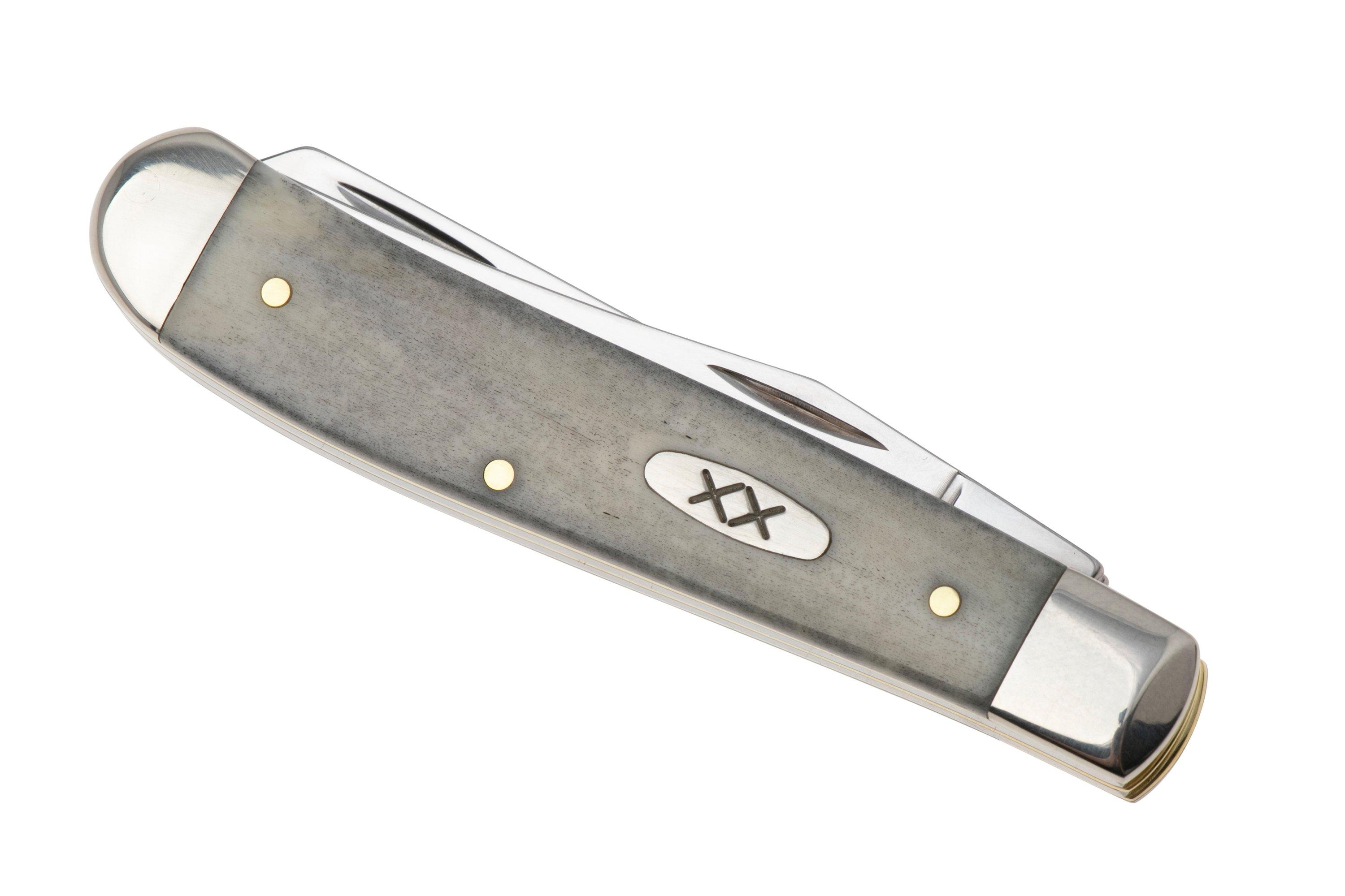 Case Mini Trapper 13313 Smooth Natural Bone 6207 SS, pocket knife ...