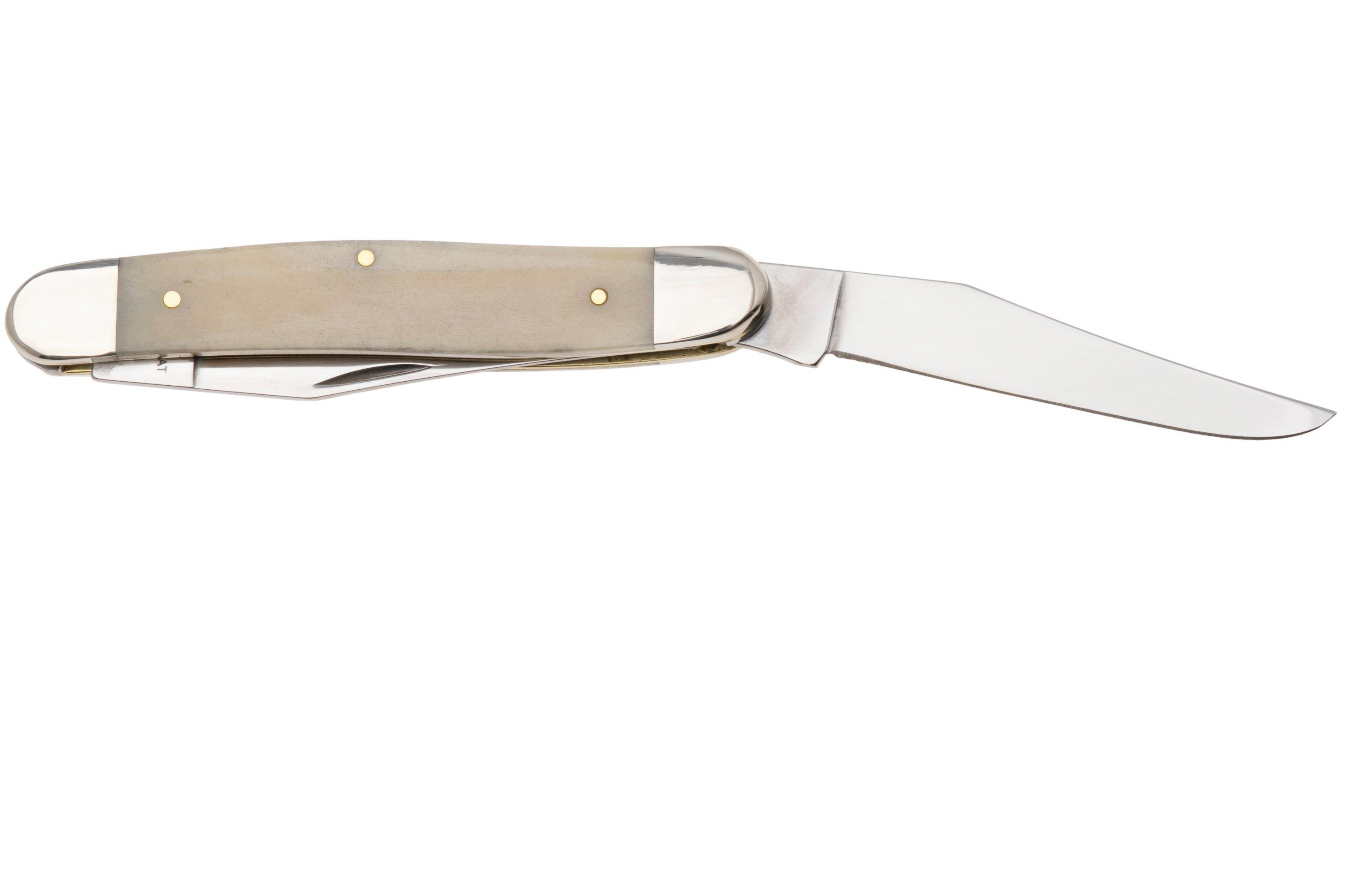 Case Muskrat Smooth Natural Bone, 13317, MUSKRAT SS pocket knife ...