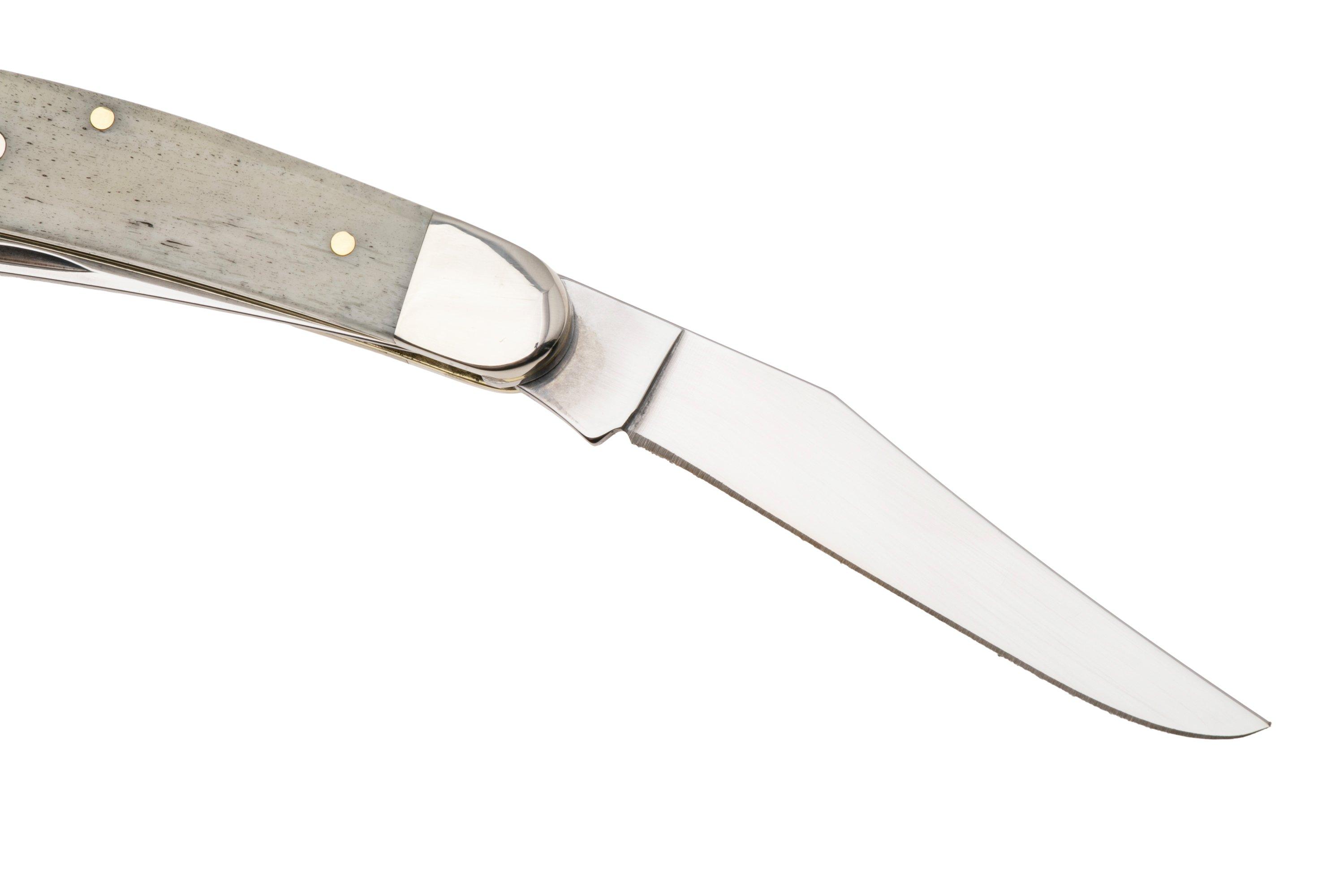 Case Muskrat Smooth Natural Bone, 13317, MUSKRAT SS pocket knife ...