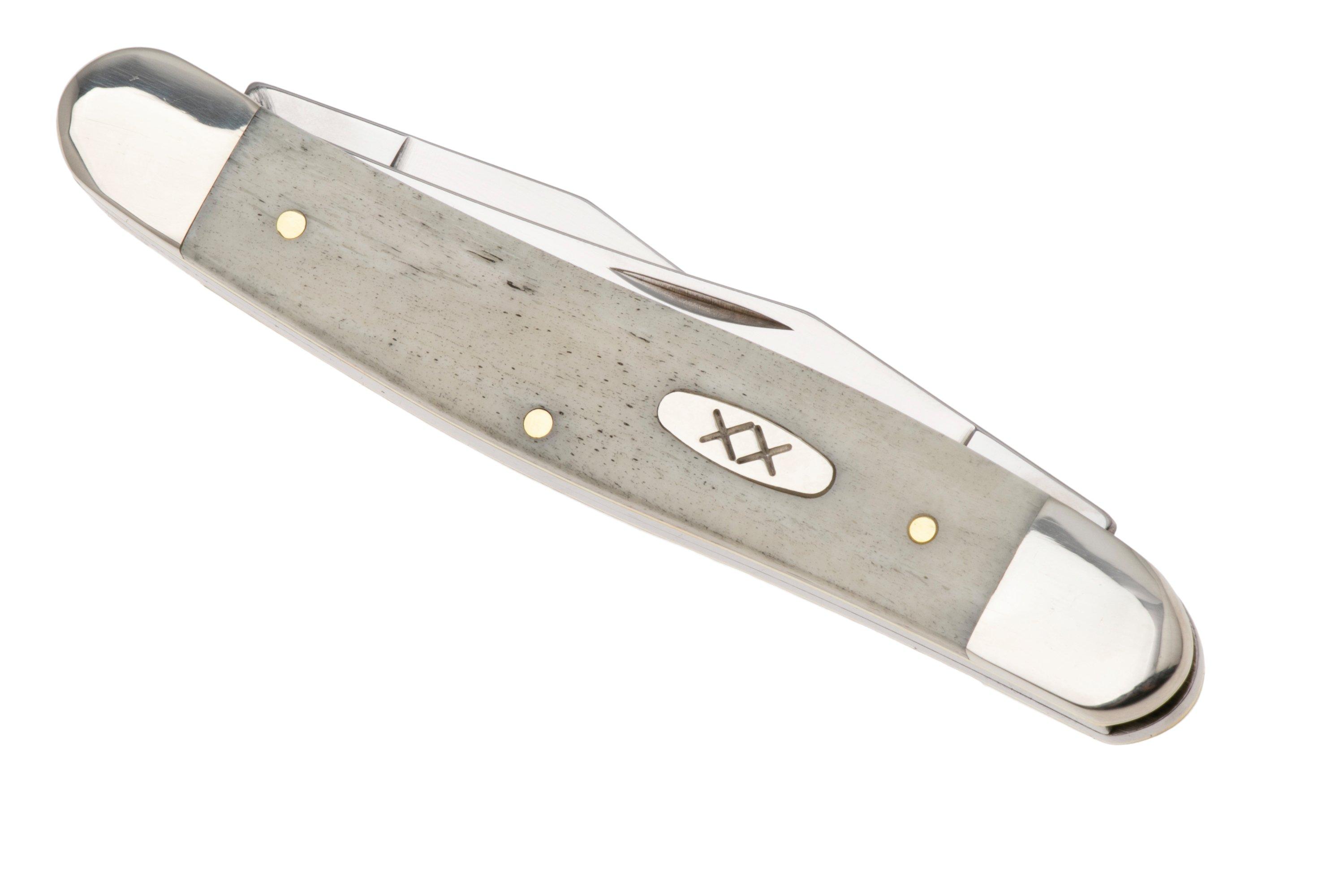Case Muskrat Smooth Natural Bone, 13317, MUSKRAT SS pocket knife ...