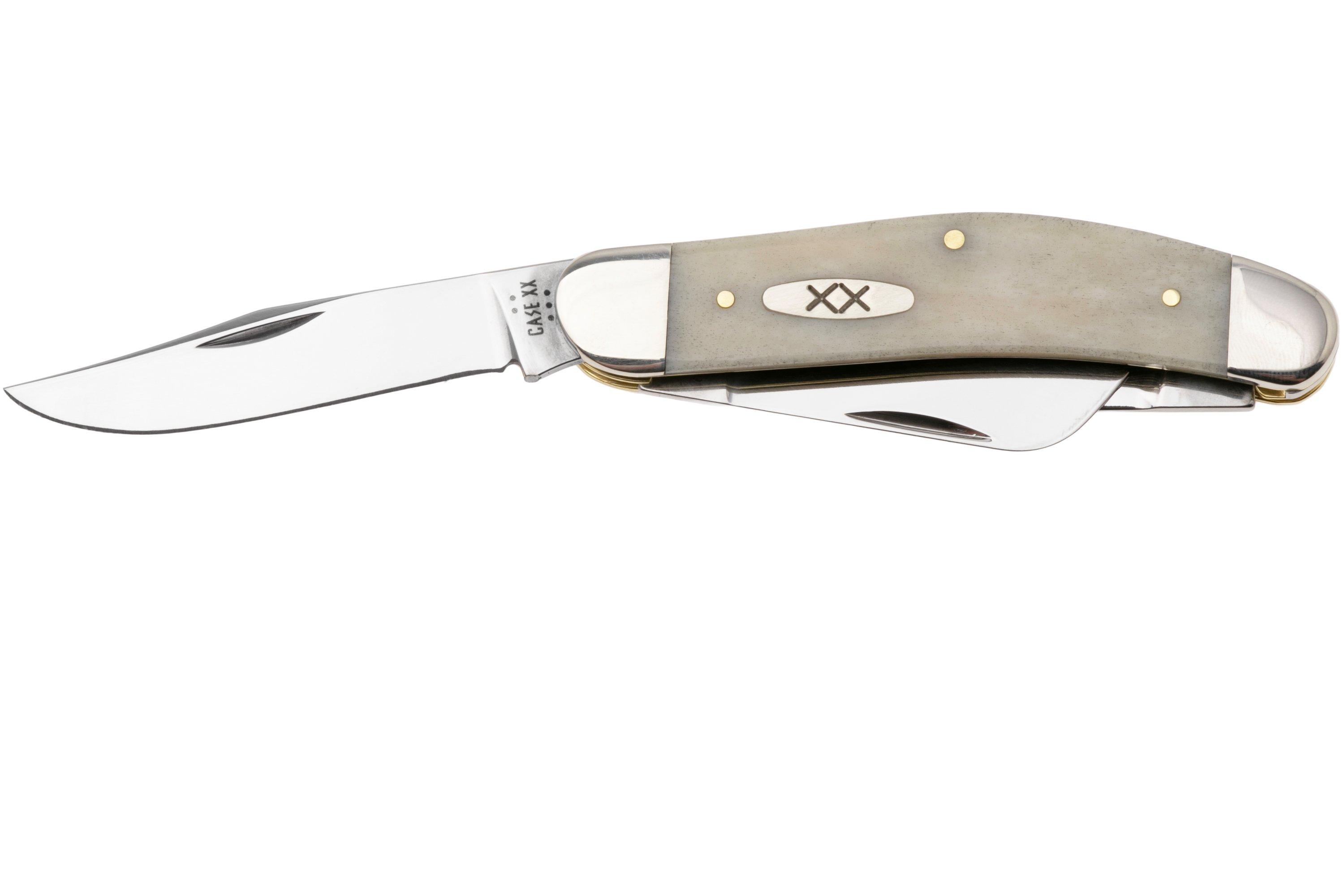 Case Sowbelly Smooth Natural Bone XX, 13318, TB6339 SS pocket knife ...