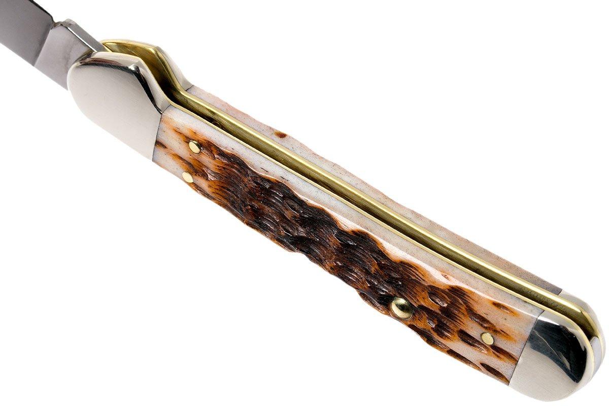 Case Mini Copperlock Amber Jigged Bone, 00133, 61749L SS pocket knife ...