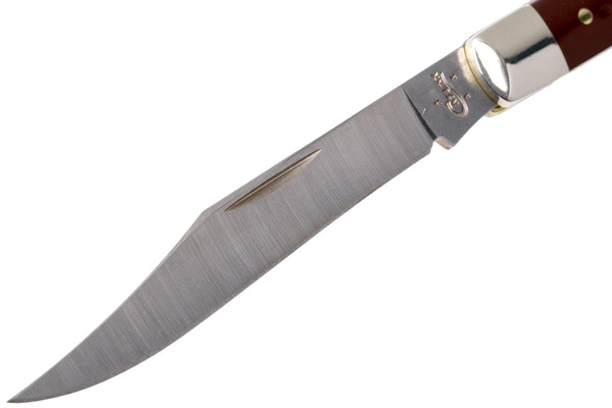 Case Slimline Trapper Brown Synthetic, 00135, 31048 SS pocket knife ...