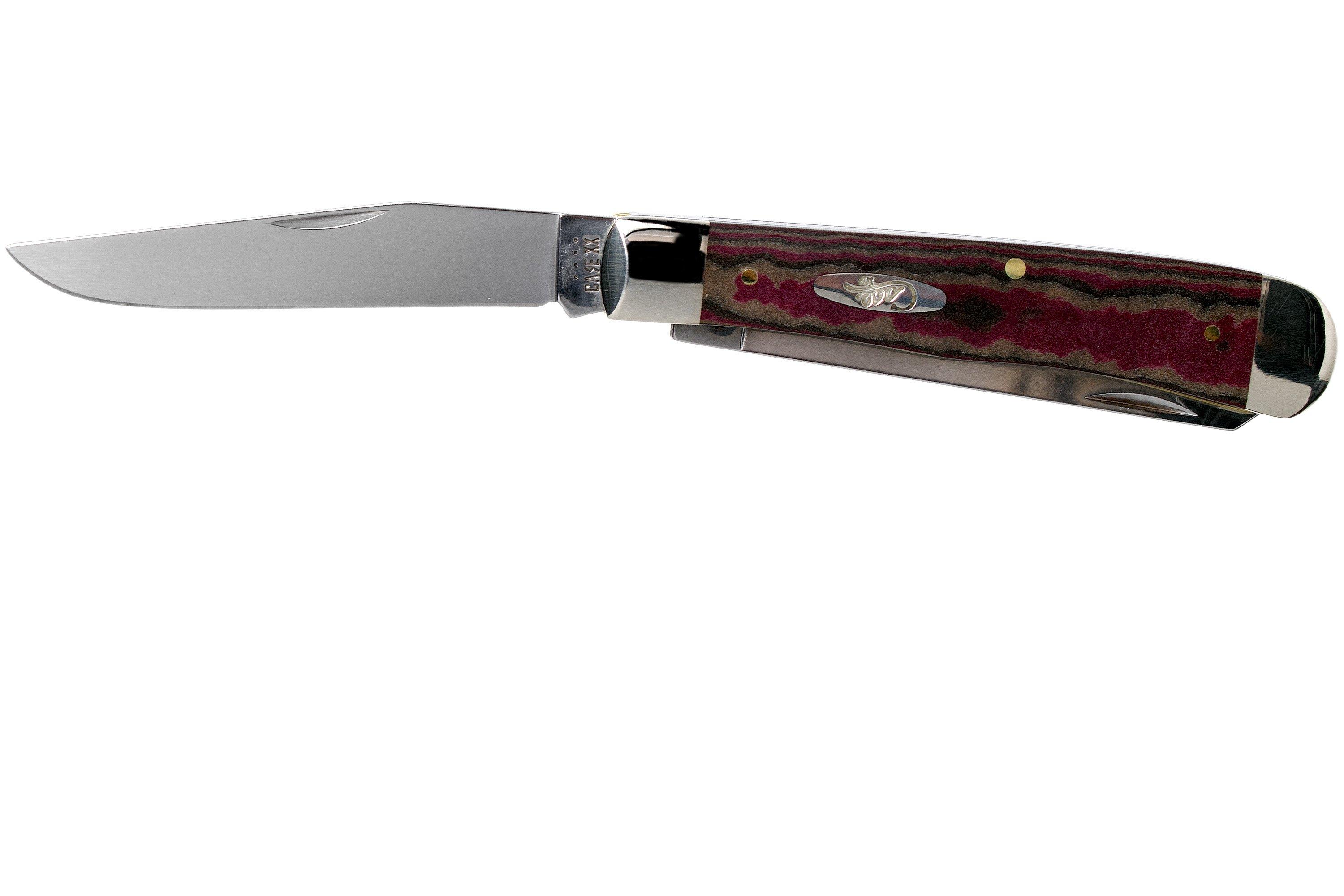 Case Trapper Rustic Red Richlite, 13620, 10254 SS pocket knife ...