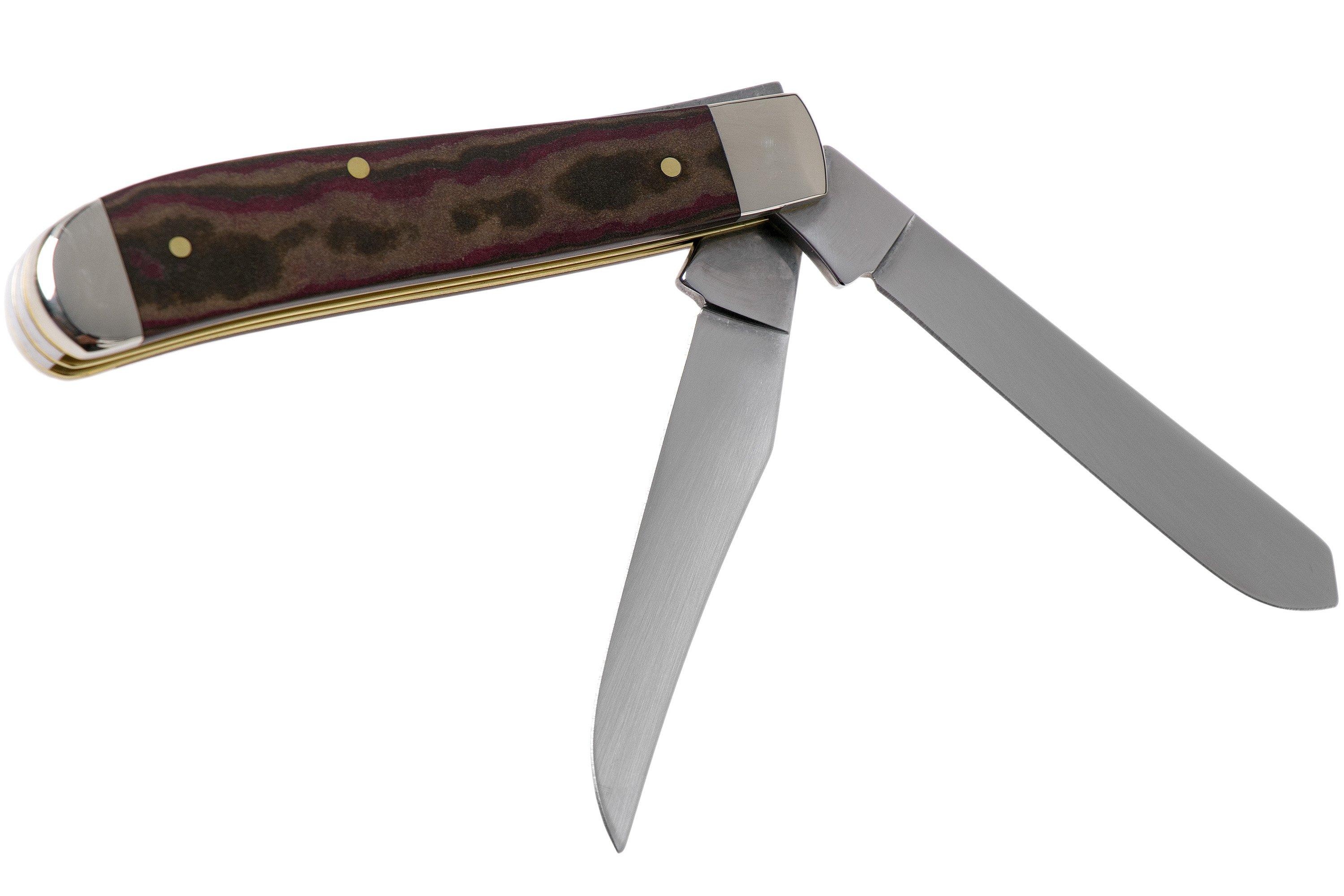 Case Mini Trapper Rustic Red Richlite, 13621, 10207 SS pocket knife ...