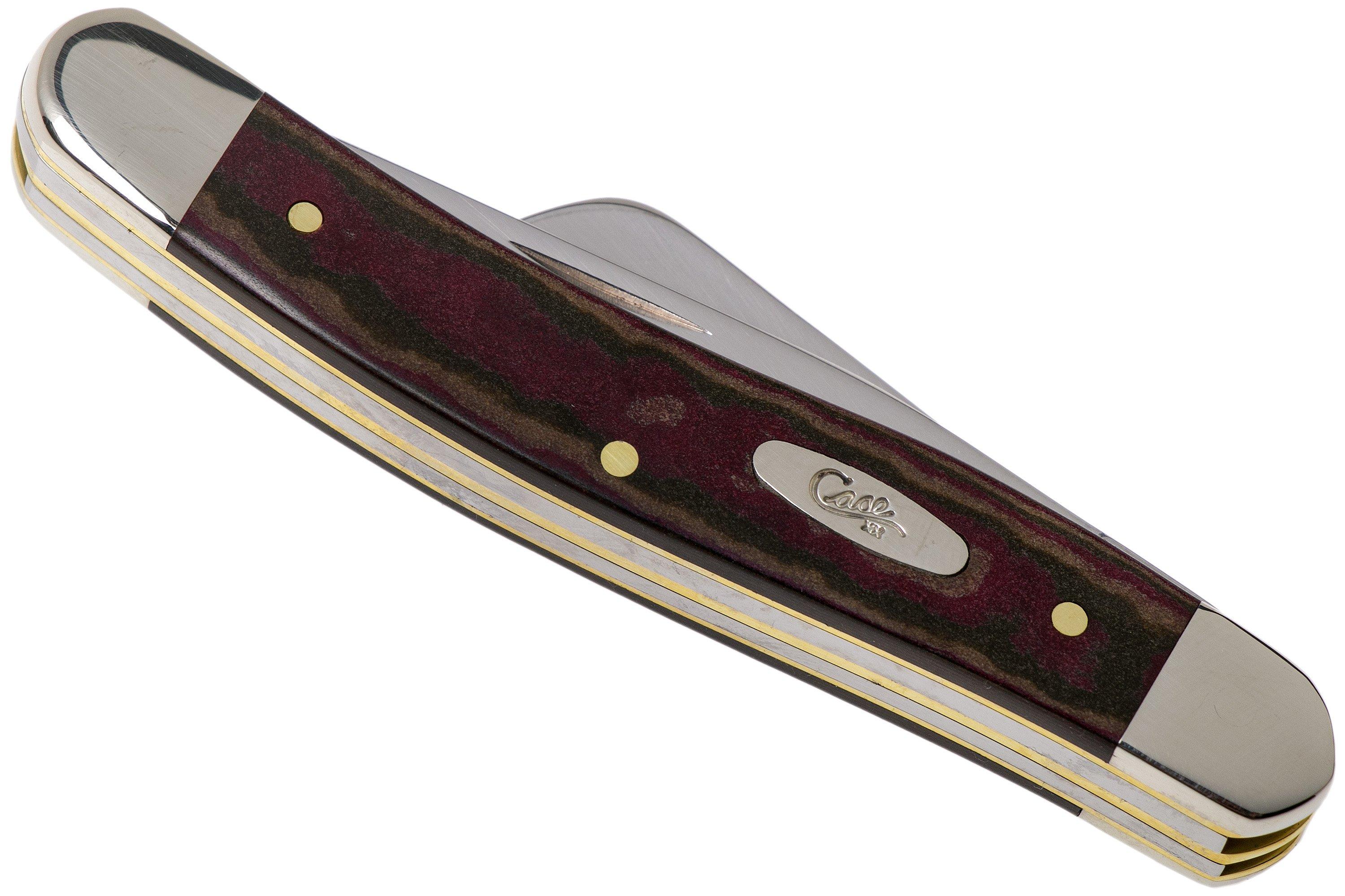 Case Medium Stockman Rustic Red Richlite, 13622, 10318 SS pocket knife ...