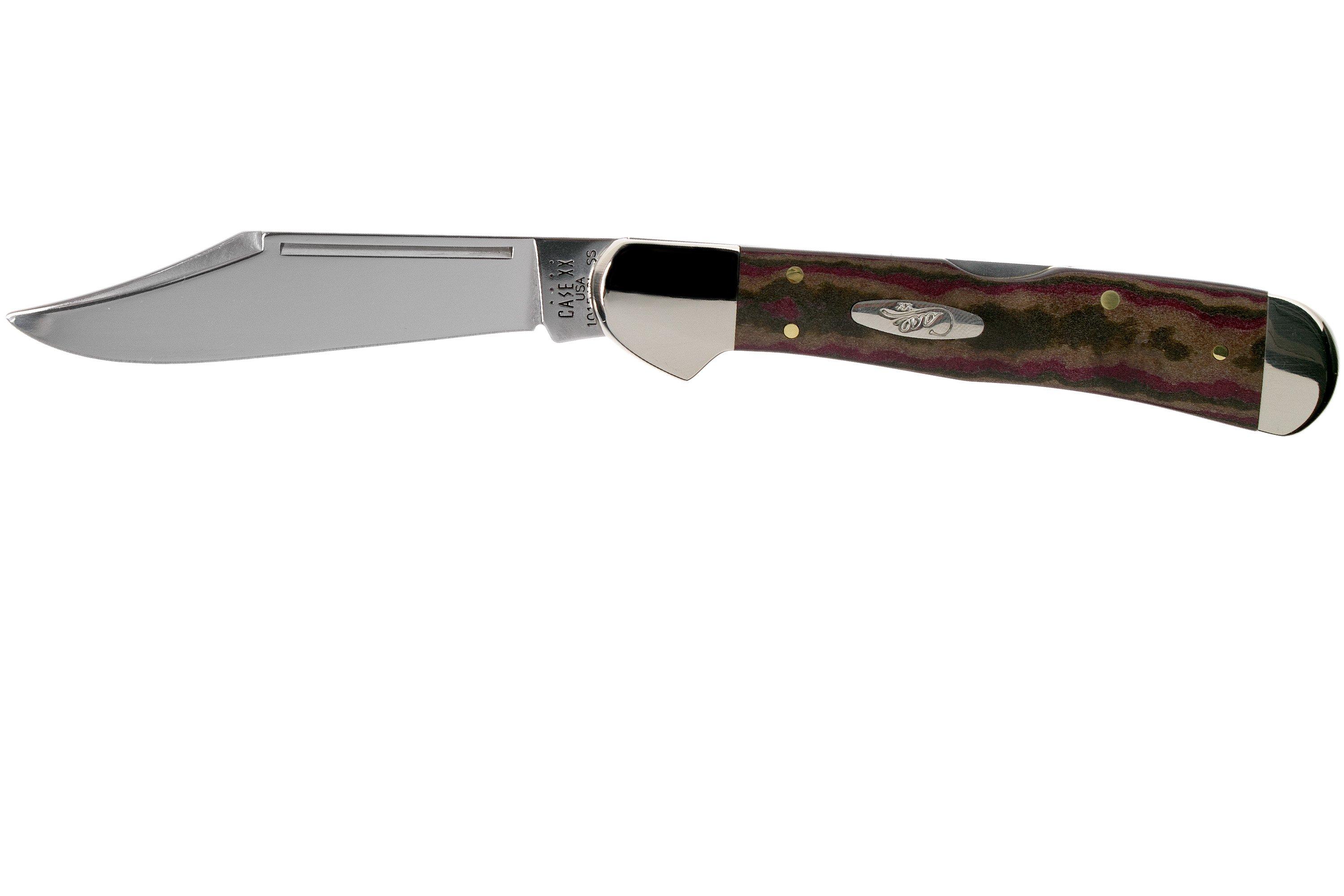 Case Copperlock Rustic Red Richlite, 13624, 101549LSS pocket knife ...