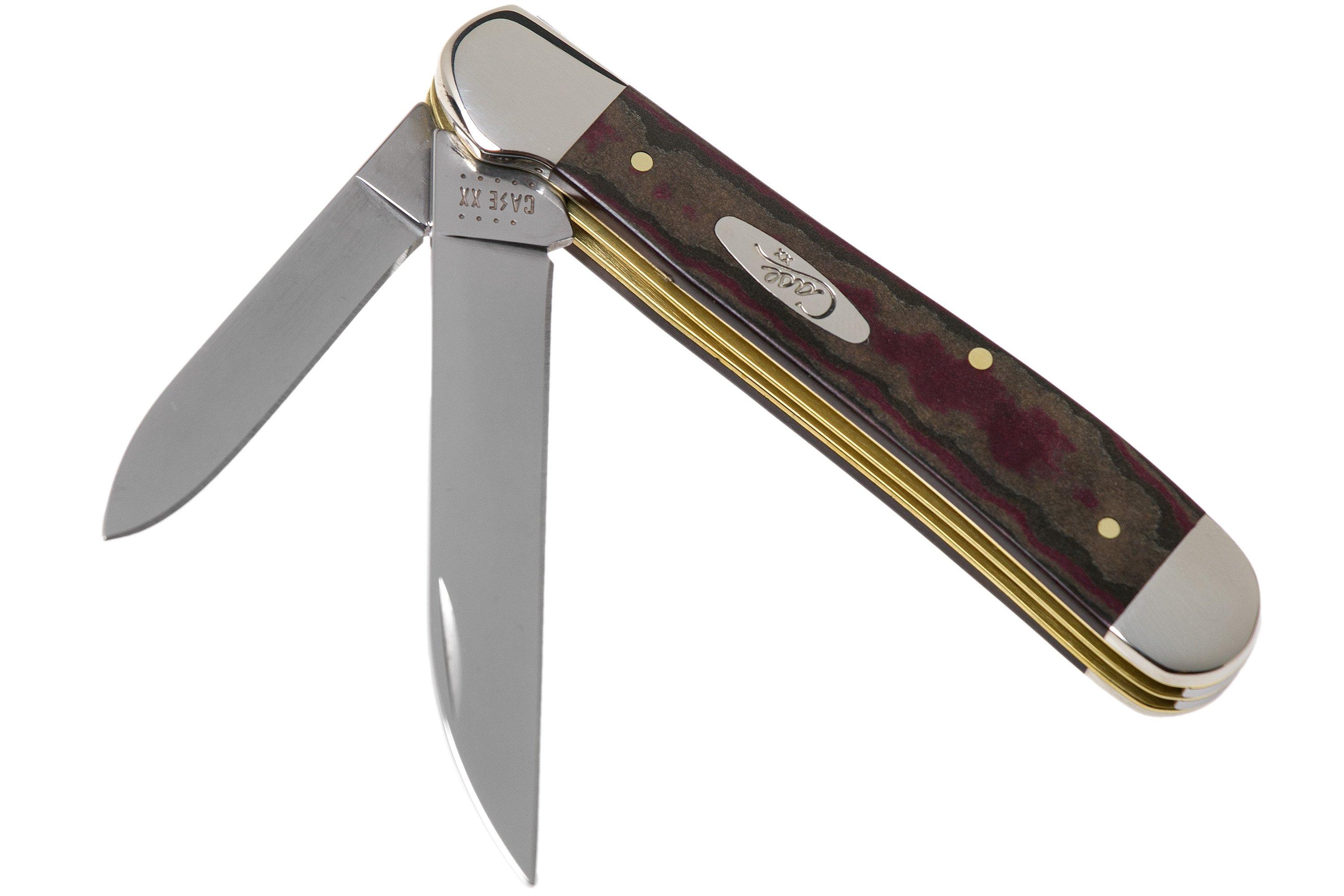Case Copperhead Rustic Red Richlite, 13625, 10249W SS pocket knife ...