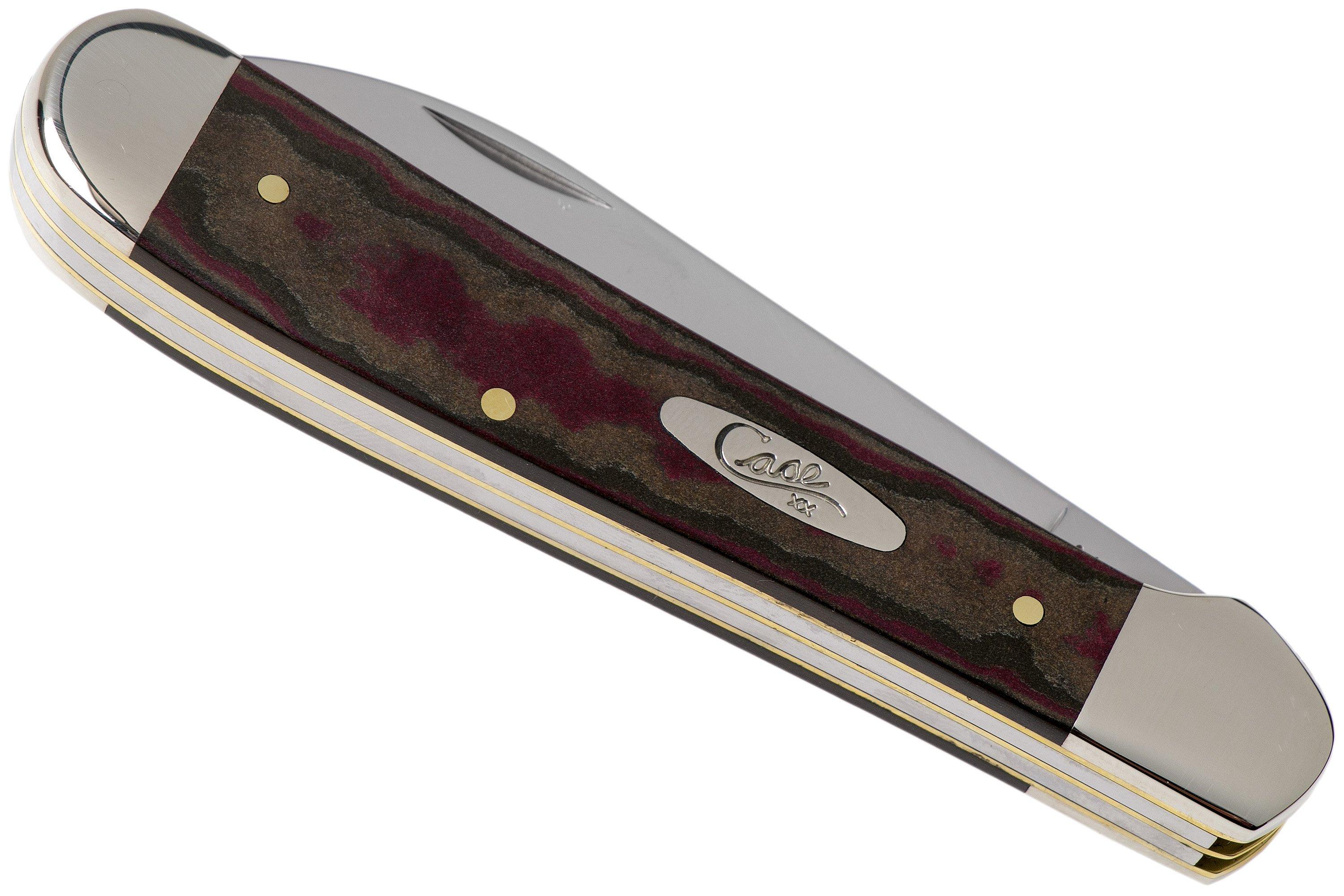 Case Copperhead Rustic Red Richlite, 13625, 10249W SS pocket knife ...