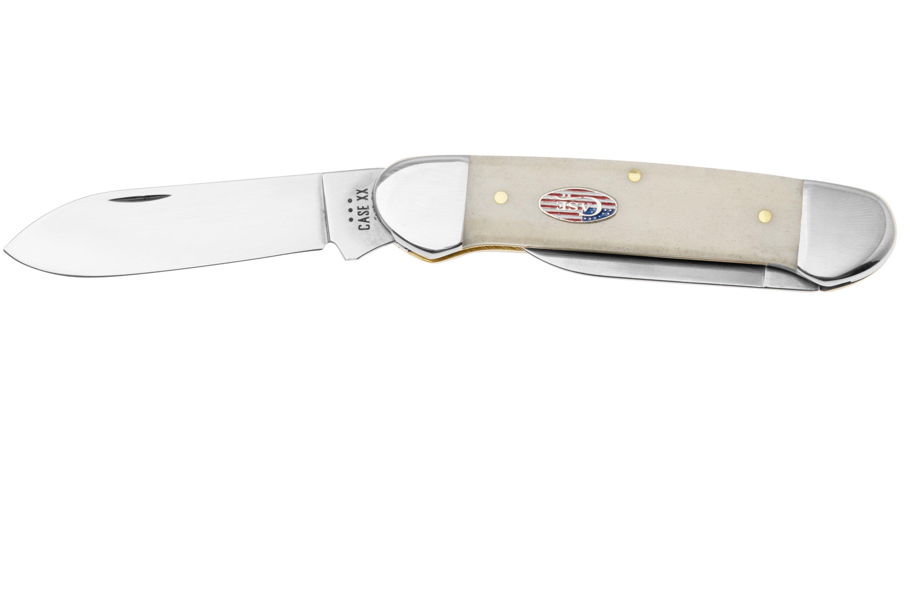 Case Canoe 14092 Smooth Natural Bone, 62131 CS pocket knife ...