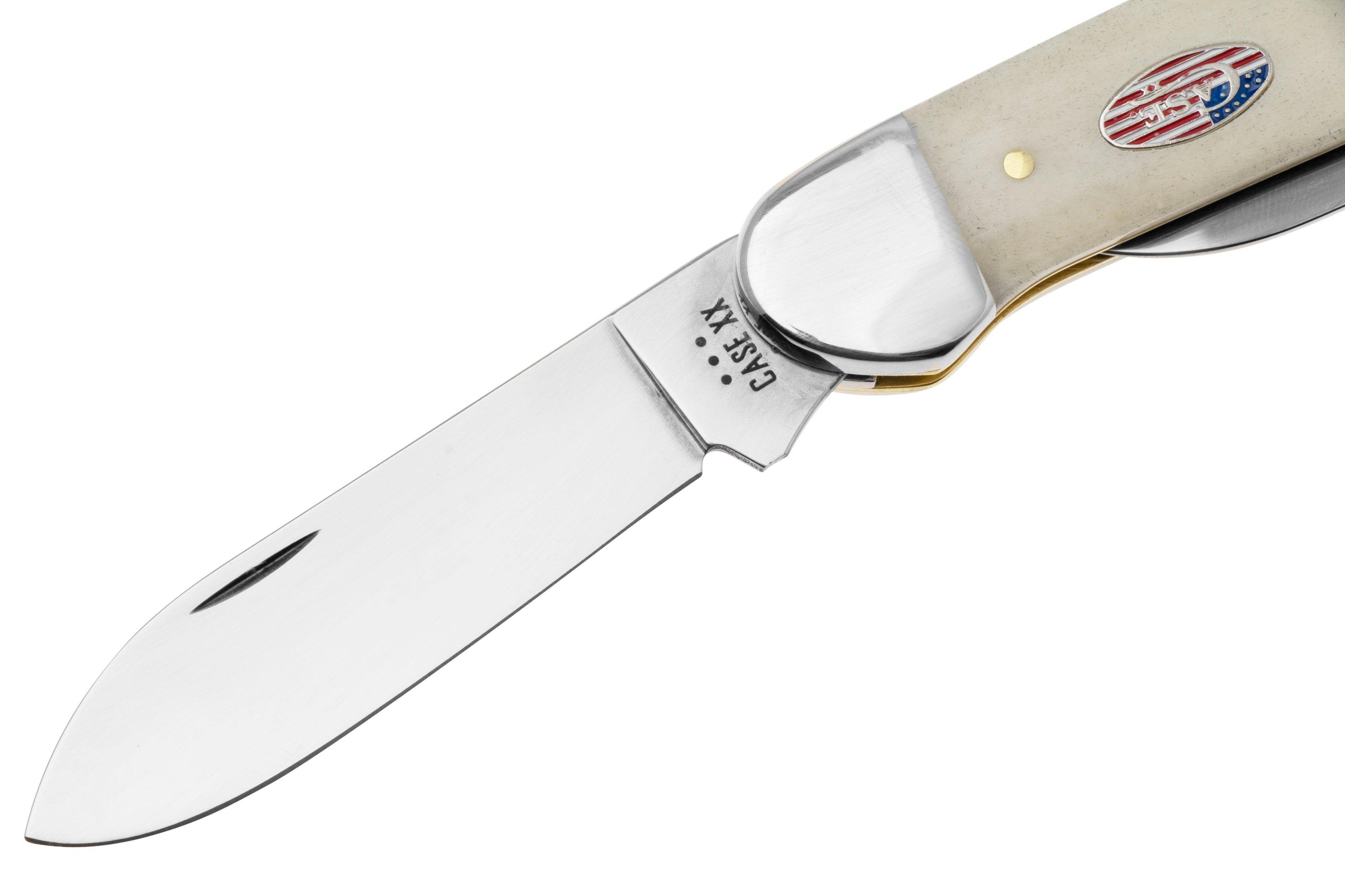 Case Canoe 14092 Smooth Natural Bone, 62131 CS pocket knife ...