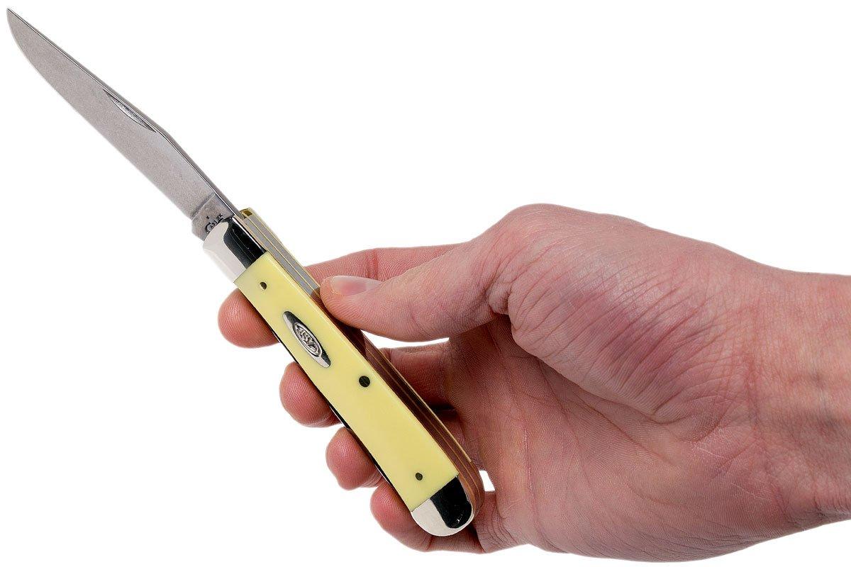 Case Trapper Yellow Synthetic, 00161, 3254 CV pocket knife ...