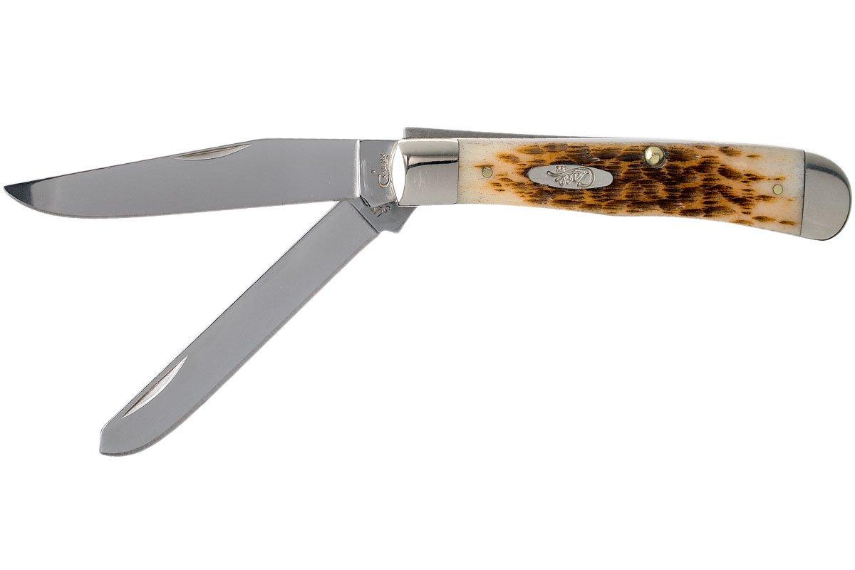 Case Trapper Amber Jigged Bone, 00164, 6254 SS coltello da tasca | Fare ...