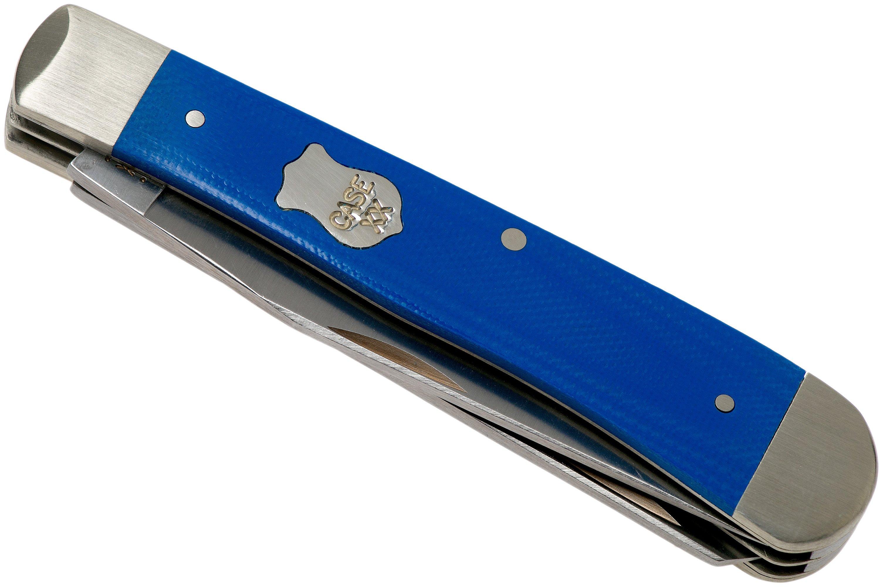 Case Trapper Blue G10 Smooth, 16740, 10254 SS pocket knife ...
