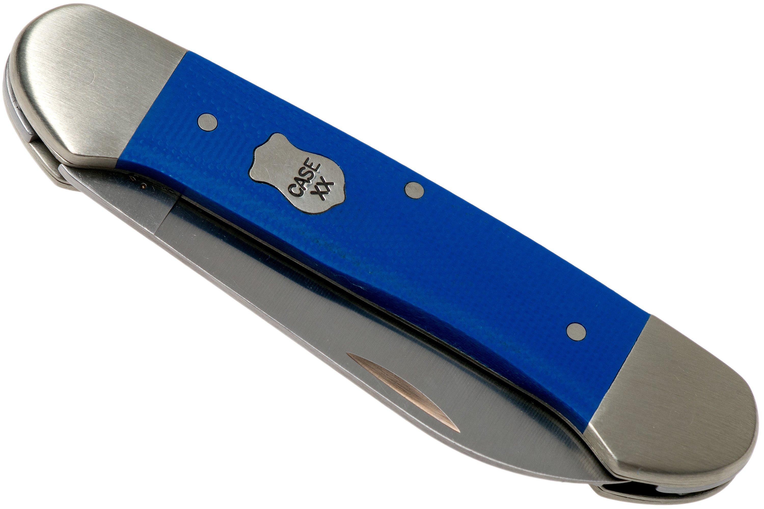 Case Canoe Blue G10 Smooth, 16743, 102131 SS pocket knife ...
